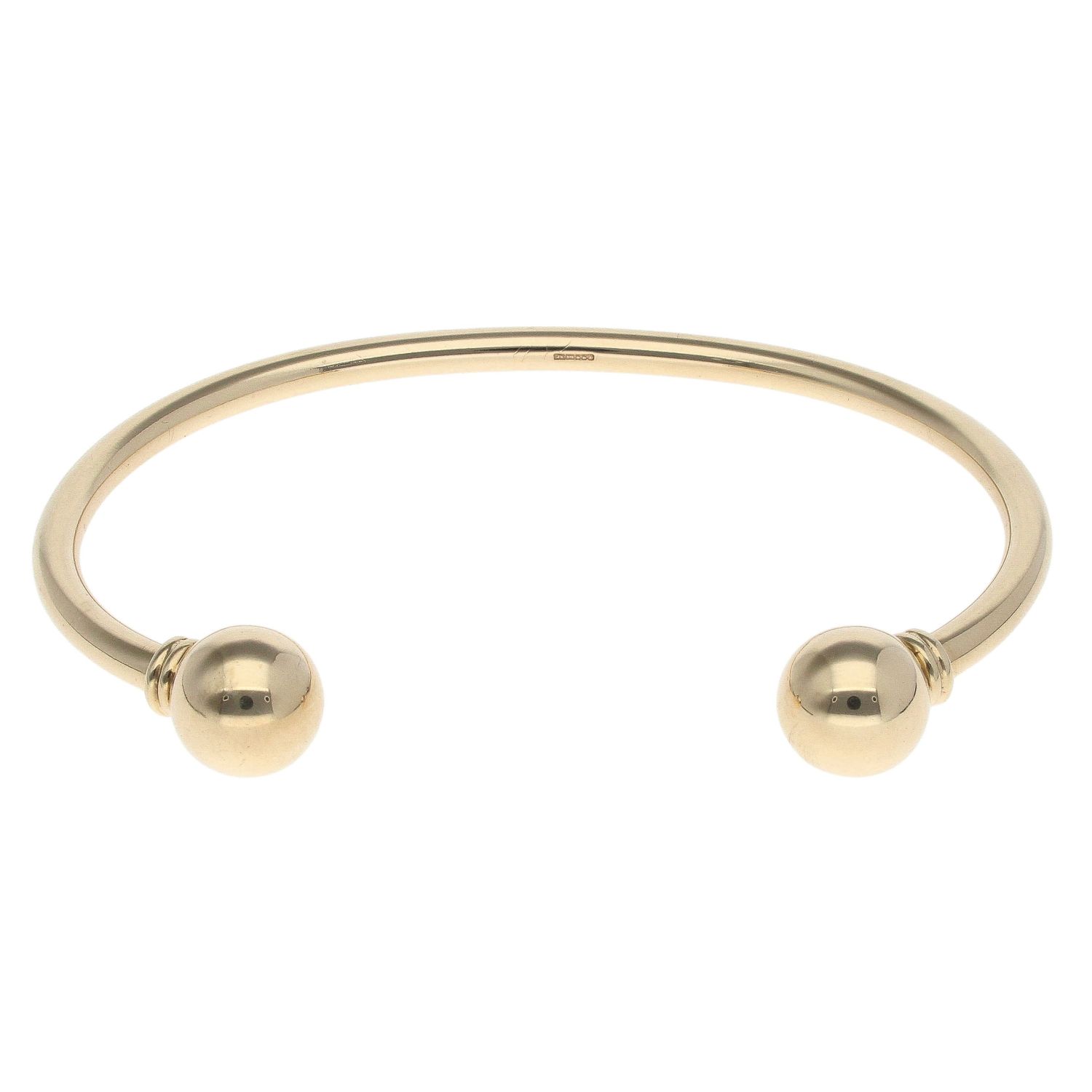 9ct Yellow Gold Torque Bangle RAMS195343356007 | Ramsdens Jewellery