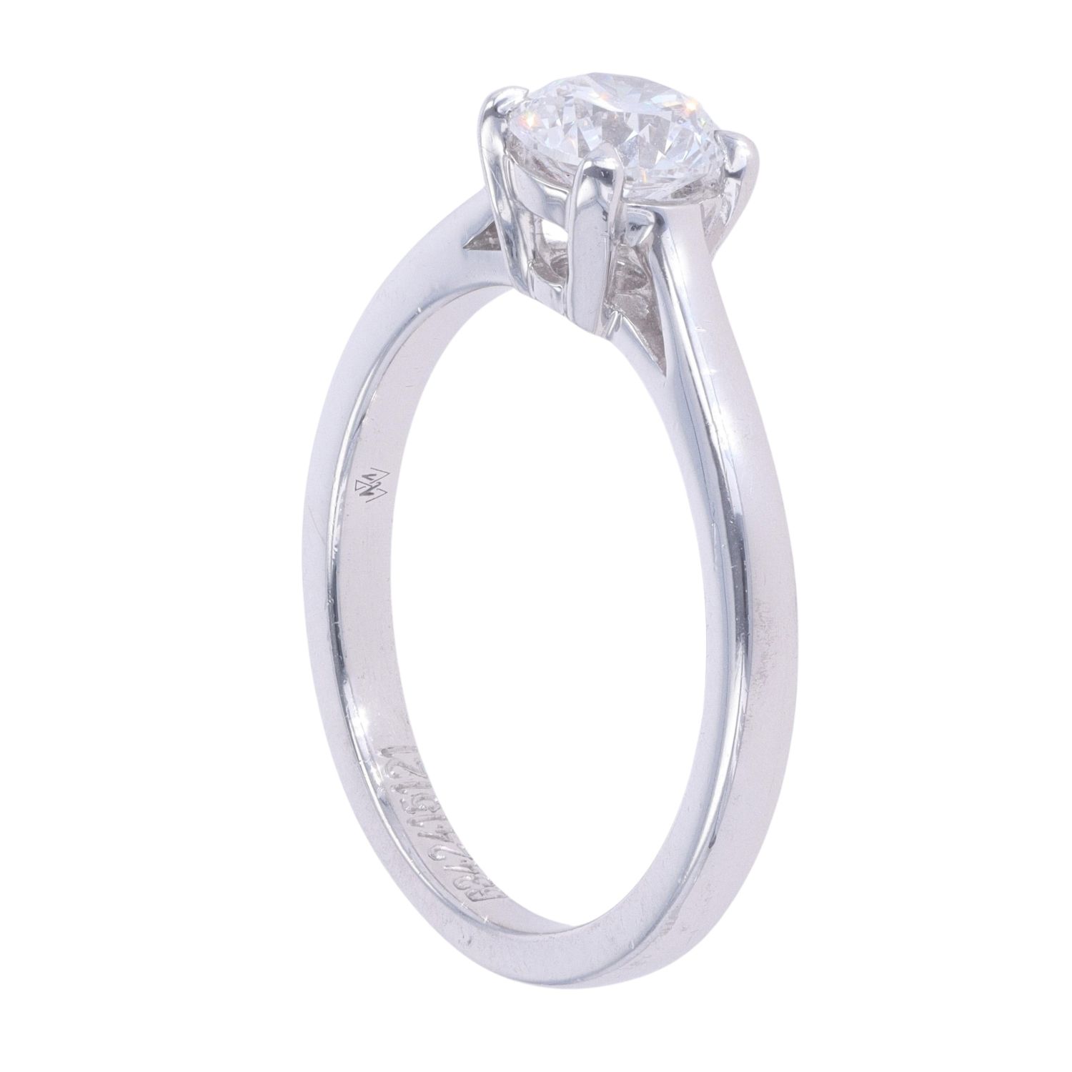 Platinum 0.75ct Diamond Brilliant Cut Diamond Solitaire Ring RAMS203200325101 | Ramsdens Jewellery