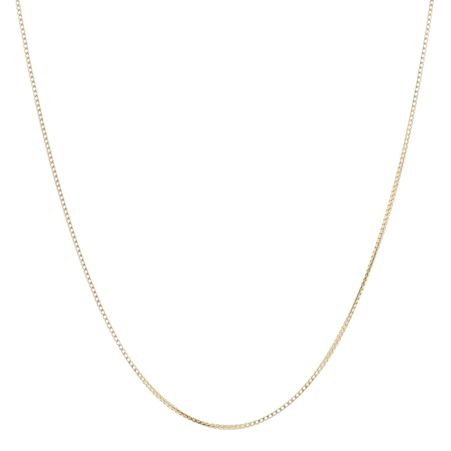 18ct Yellow Gold Foxtail Chain 18" RAMS771345973002 | Ramsdens Jewellery