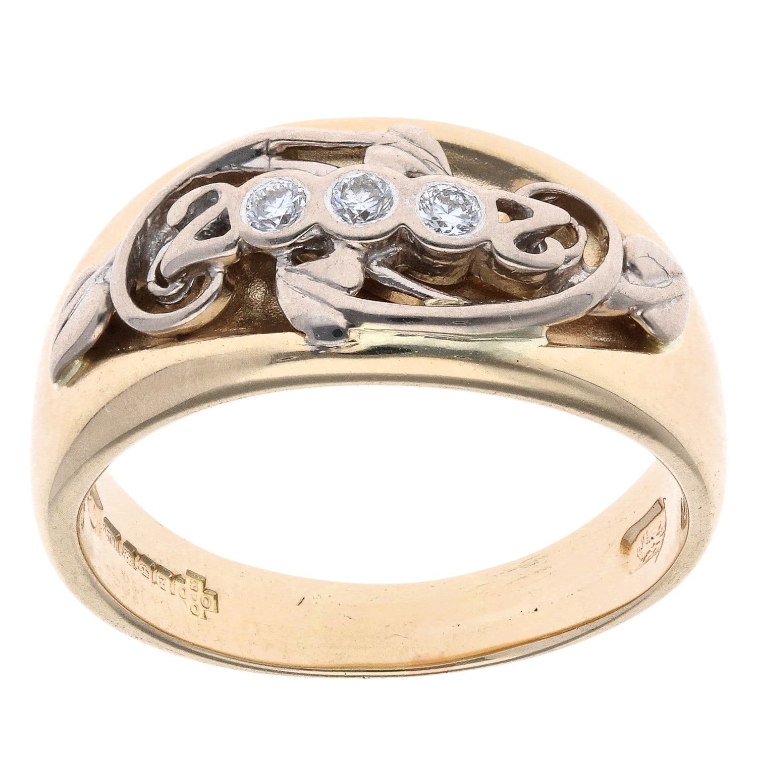 18ct Yellow Gold 0.15ct Diamond Clogau Ring RAMS211900512301 Ramsdens Jewellery