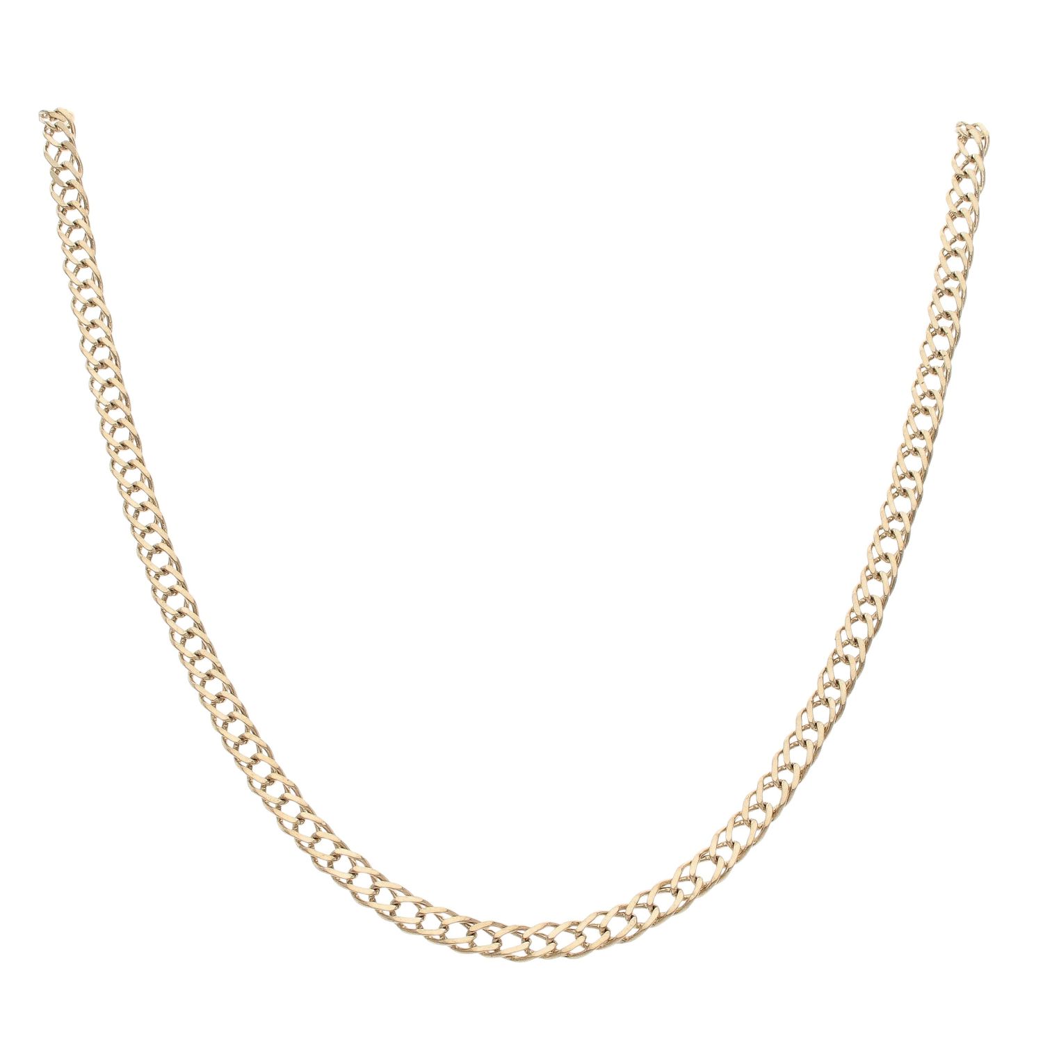 9ct Yellow Gold Double Curb Chain 24" RAMS995349317003 | Ramsdens Jewellery