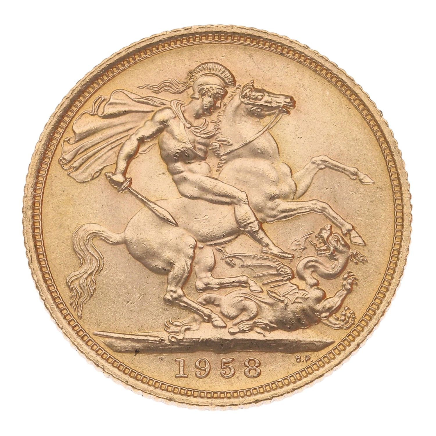 1958 Elizabeth II Full Sovereign Coin RAMS199378146040 | Ramsdens Jewellery