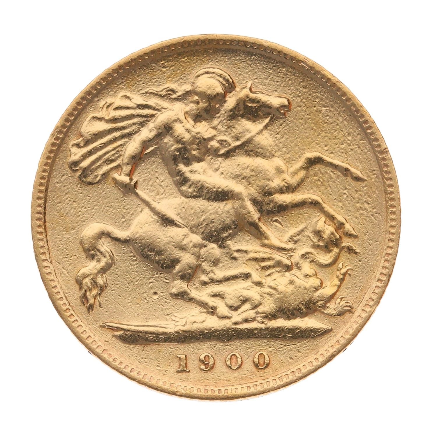 1900 Victoria Half Sovereign Coin RAMS964381008003 | Ramsdens Jewellery