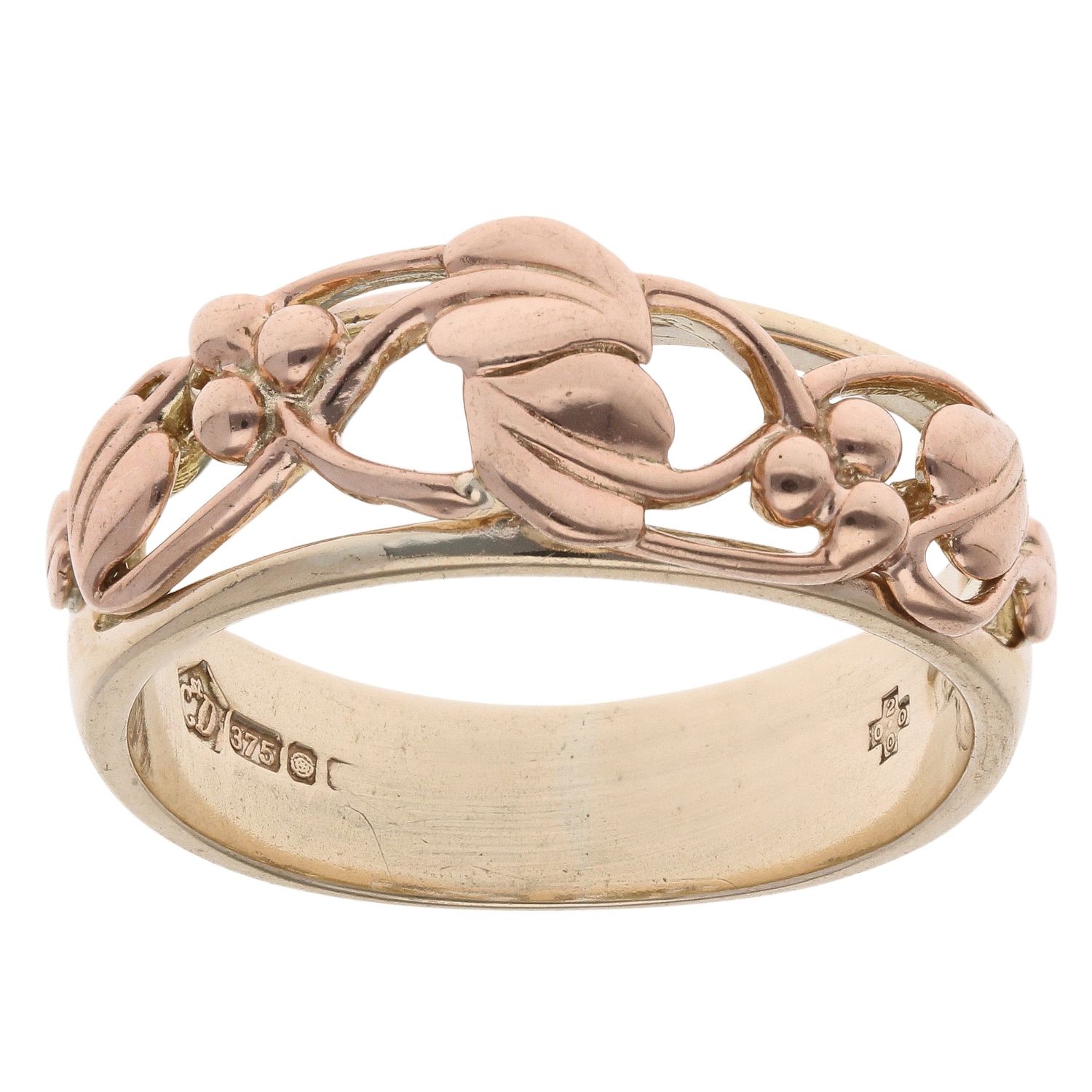 9ct Yellow and Rose Gold Clogau Tree Of Life Ring RAMS754368046008 ...
