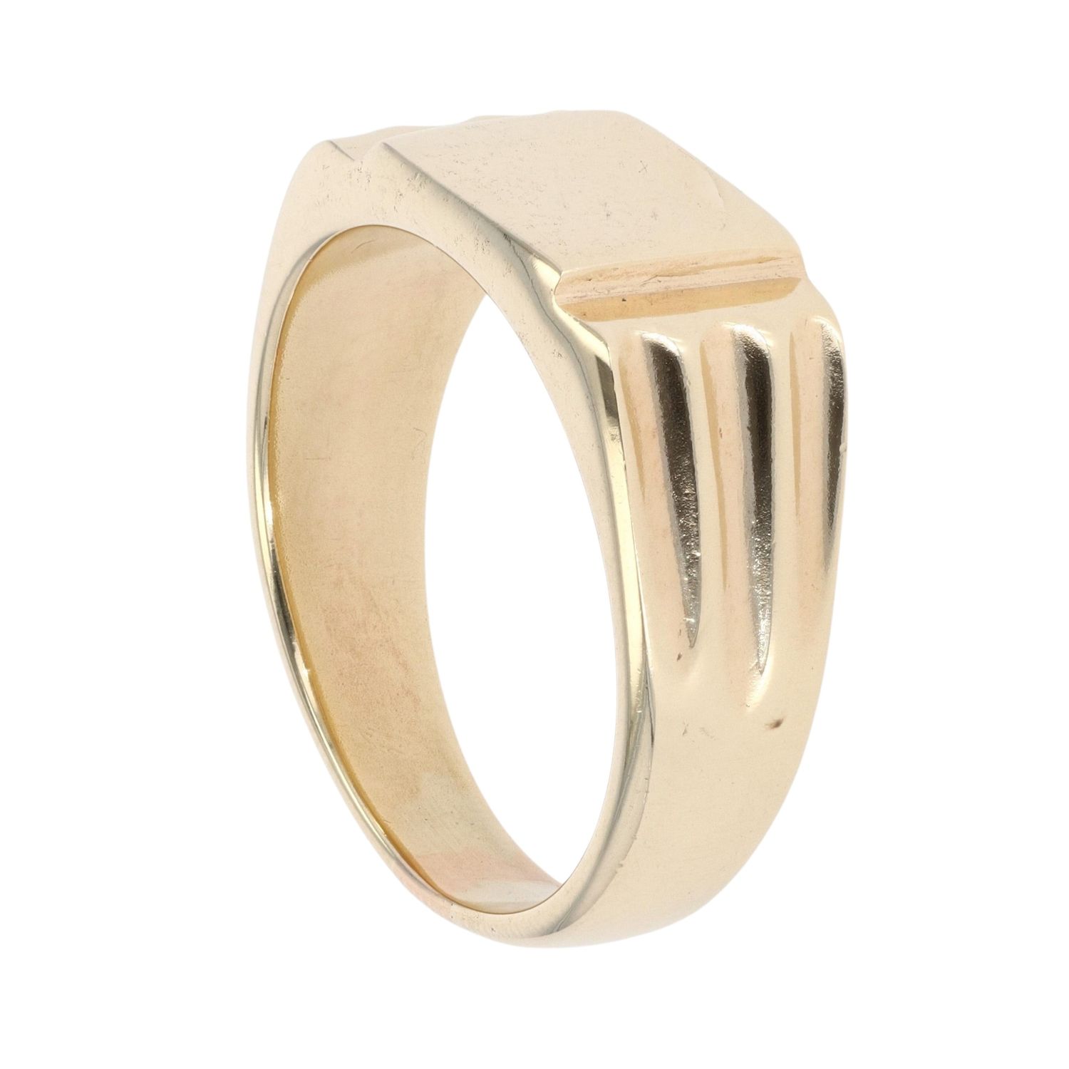 9ct Yellow Gold Signet Ring RAMS146318263004 | Ramsdens Jewellery