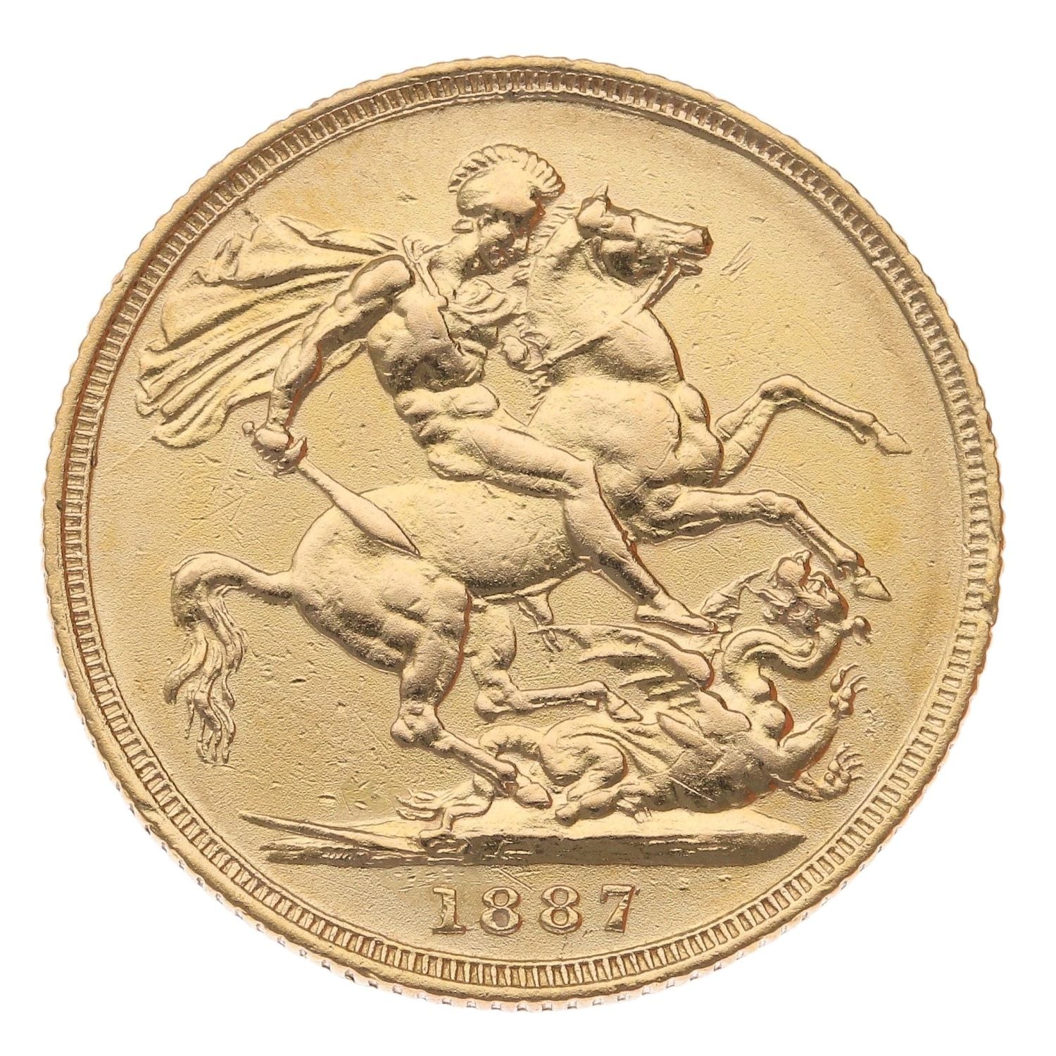 1887 Victoria Full Sovereign Coin RAMS964369956007 | Ramsdens Jewellery