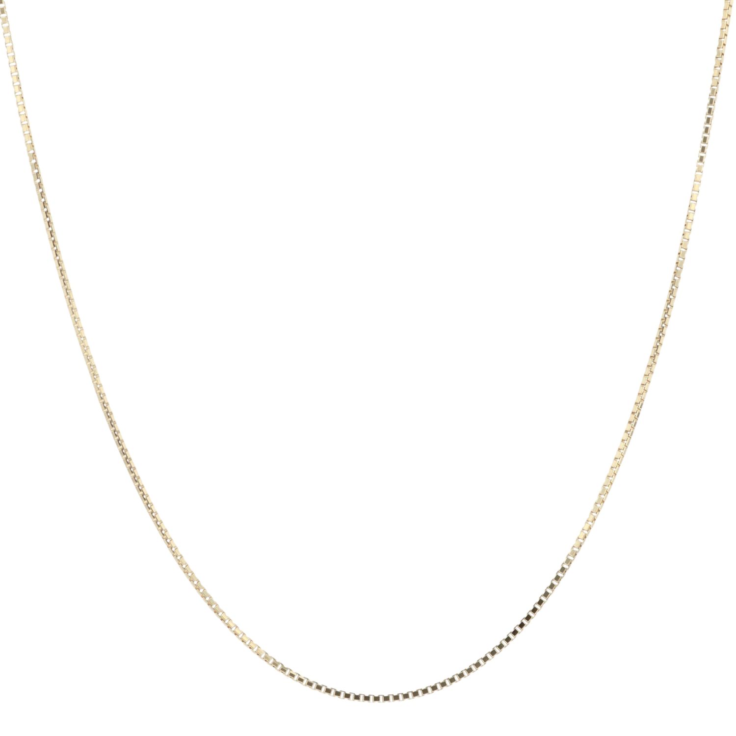 18ct Yellow Gold Box Chain 20" RAMS660350266007 | Ramsdens Jewellery