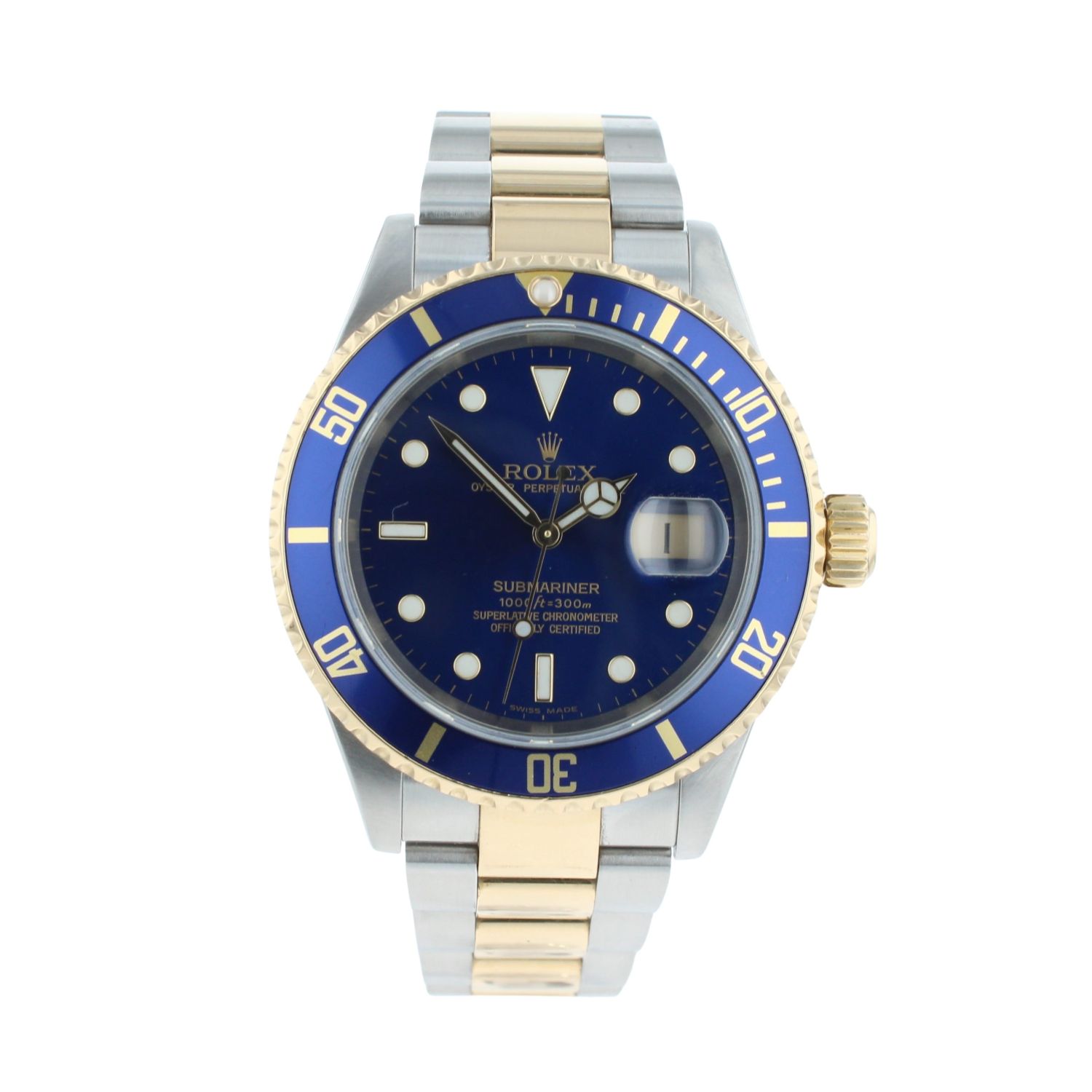 Rolex Submariner 'Bluesy' Pre Owned Watch Ref 16613 | Ramsdens Jewellery