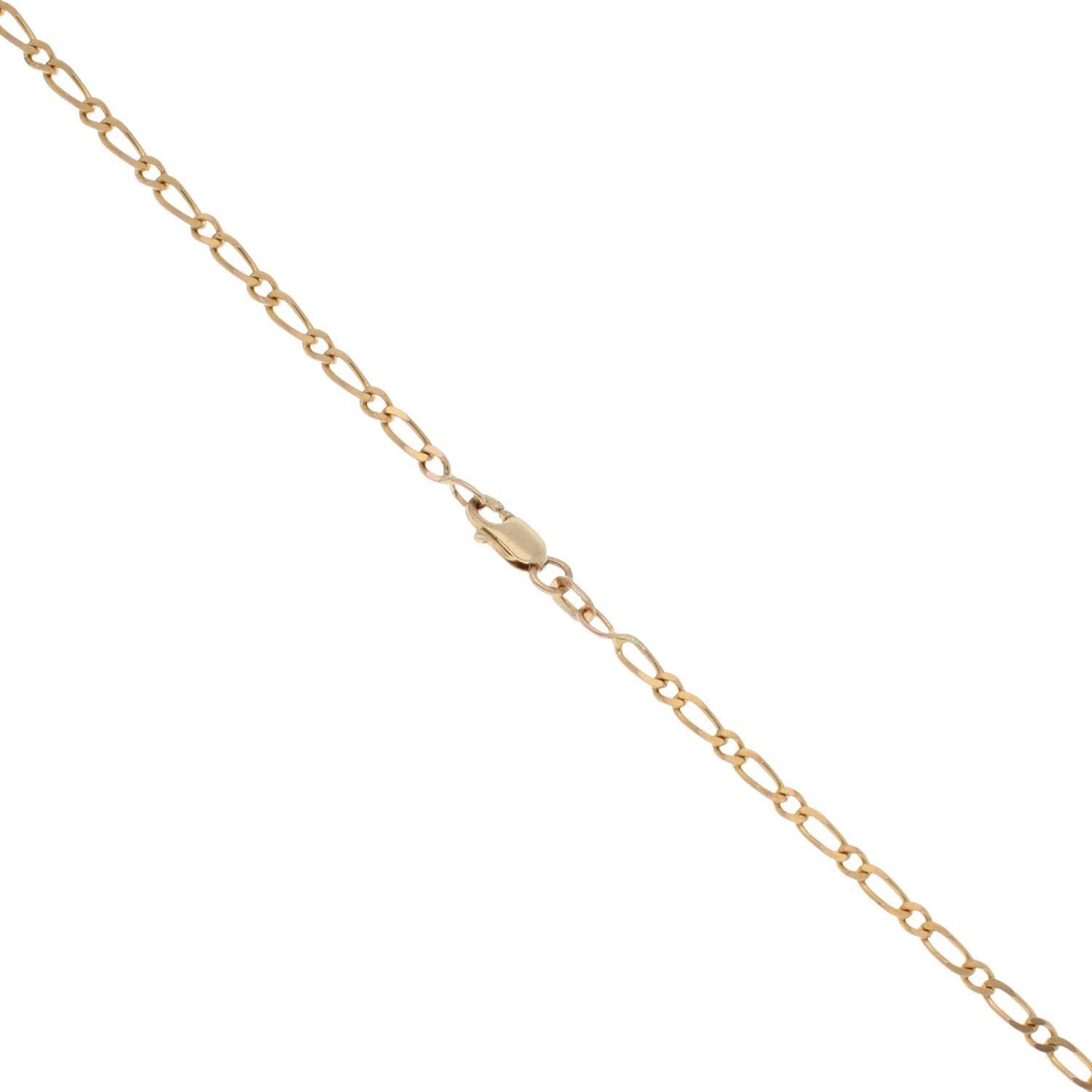 9ct Yellow Gold Oval and Round Links Chain 20" RAMS918278755004 ...