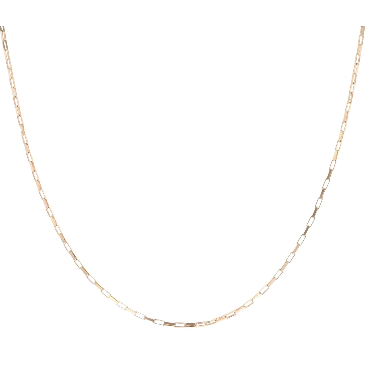 9ct Yellow Gold Square Belcher Chain 16" RAMS945353742003 | Ramsdens ...