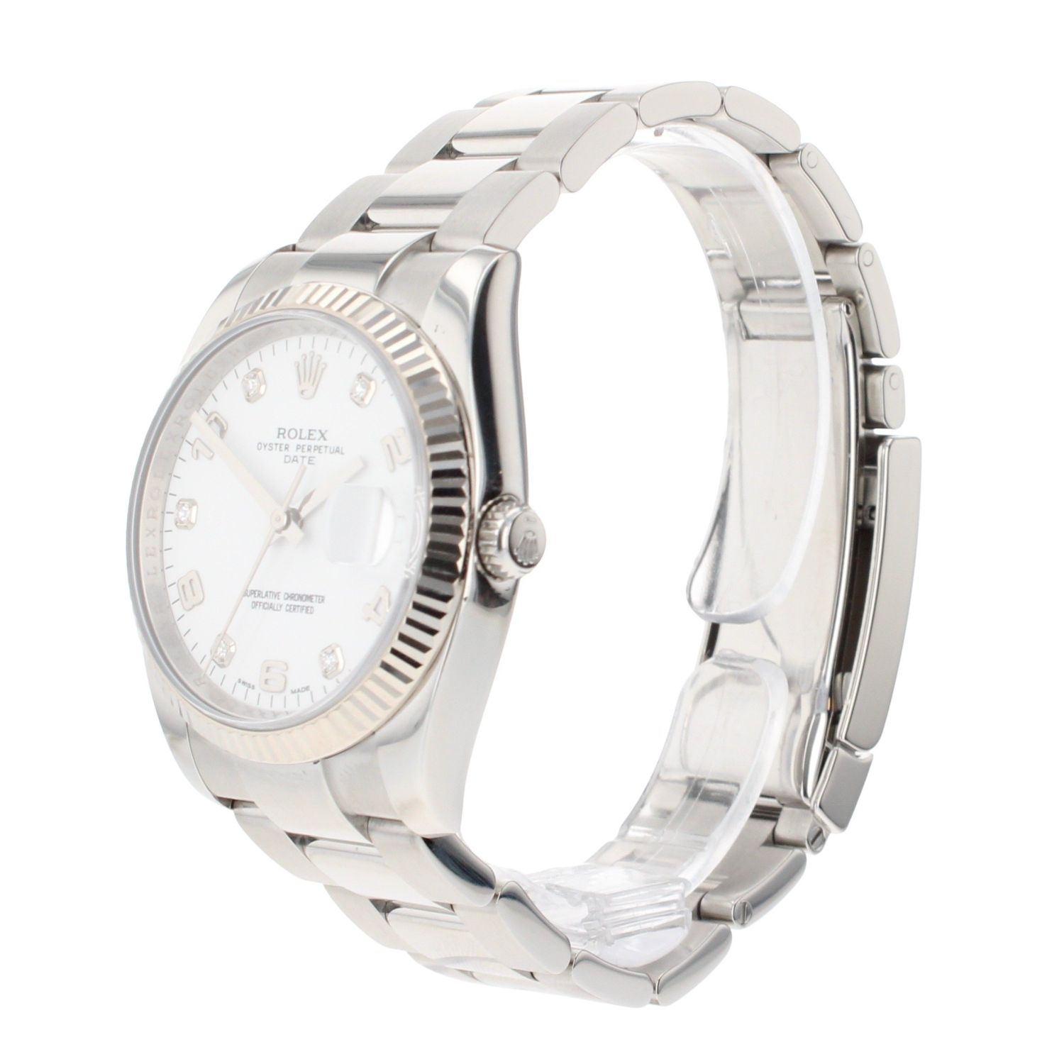 Rolex Oyster Perpetual Date Pre Owned Watch Ref 115234 | Ramsdens Jewellery