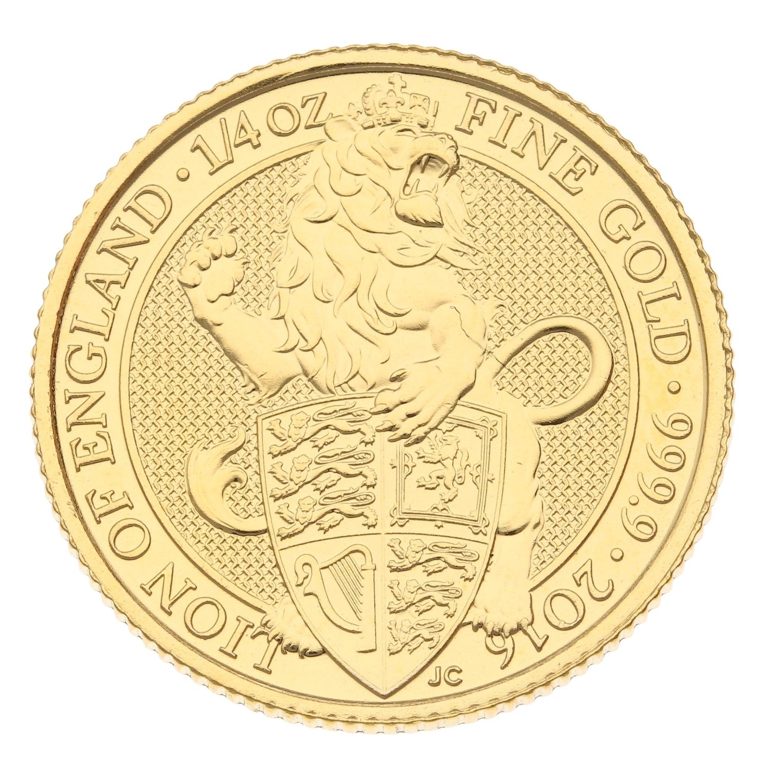 2016 1/4oz Lion Of England Queens Beast Coin RAMS746366403014 ...