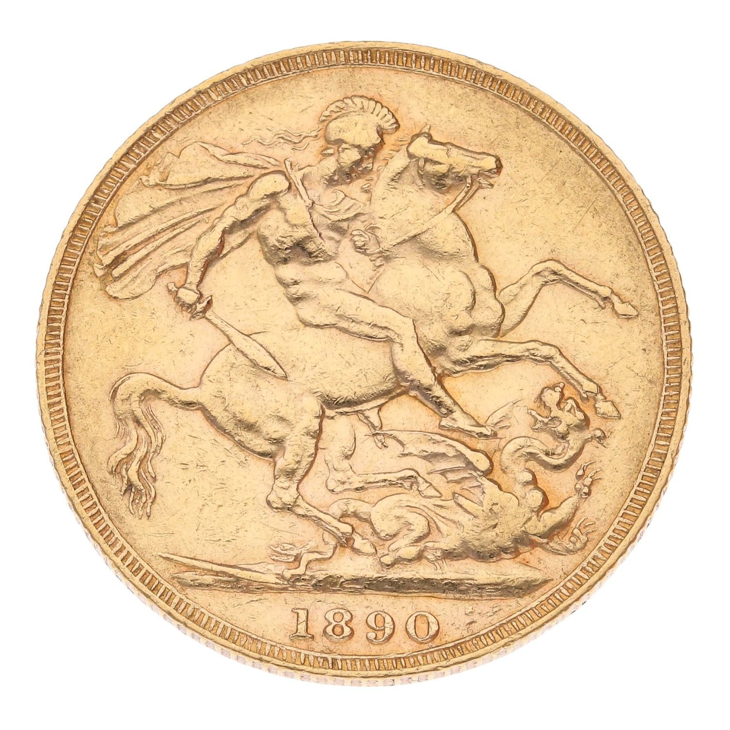 1890 Victoria Full Sovereign Coin RAMS997378904001 | Ramsdens Jewellery