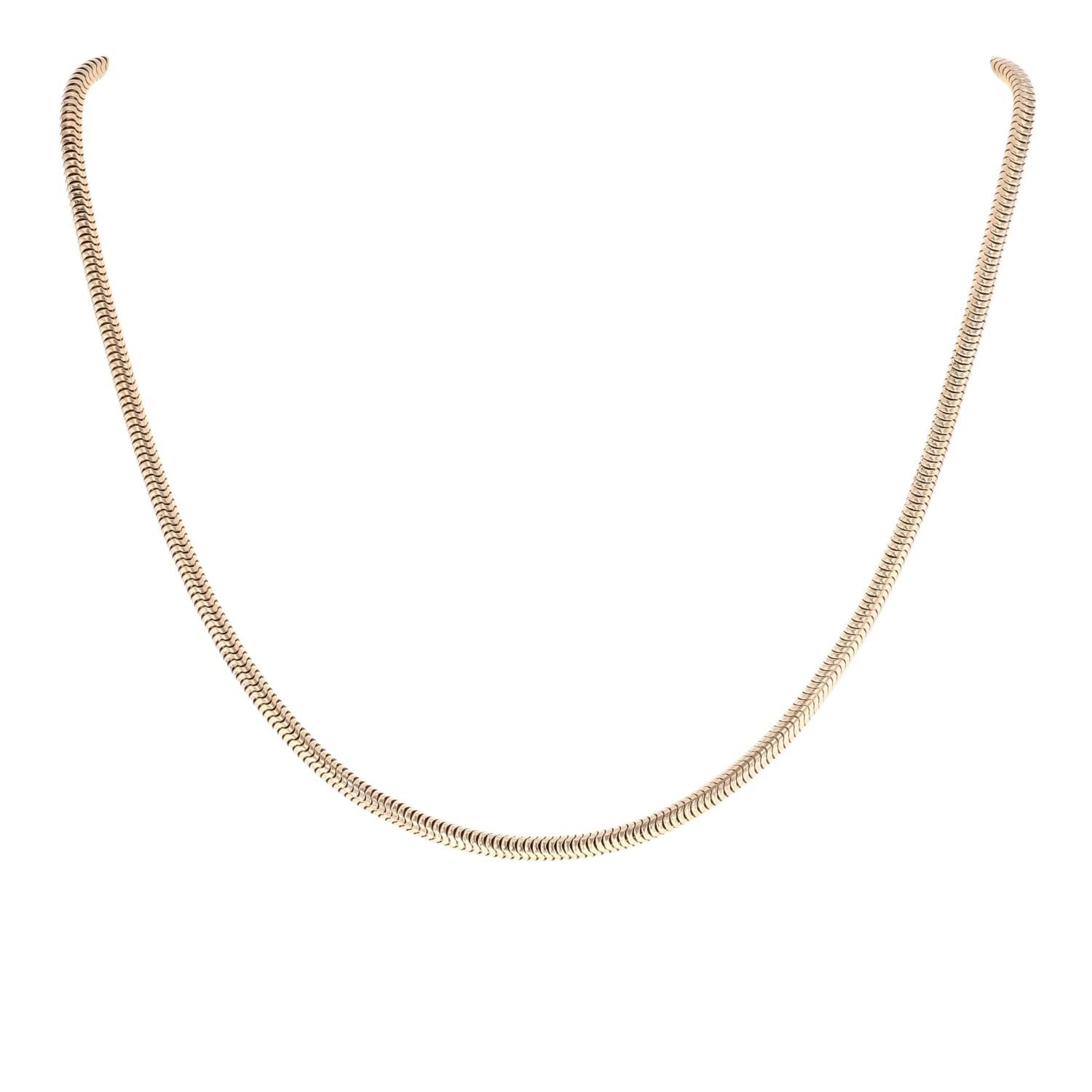 9ct Yellow Gold Snake Chain 16" RAMS959313812009 | Ramsdens Jewellery