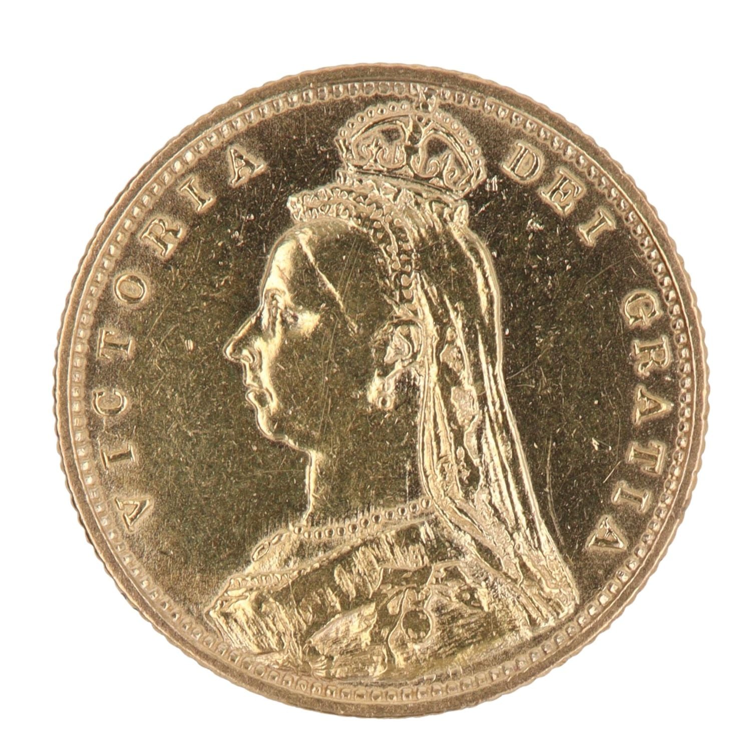 1892 Victoria Half Sovereign Coin RAMS964383407001 | Ramsdens Jewellery