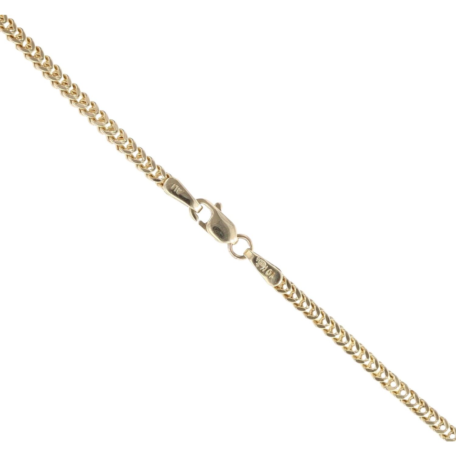 9ct Yellow Gold Foxtail Chain 20" RAMS669362420001 | Ramsdens Jewellery