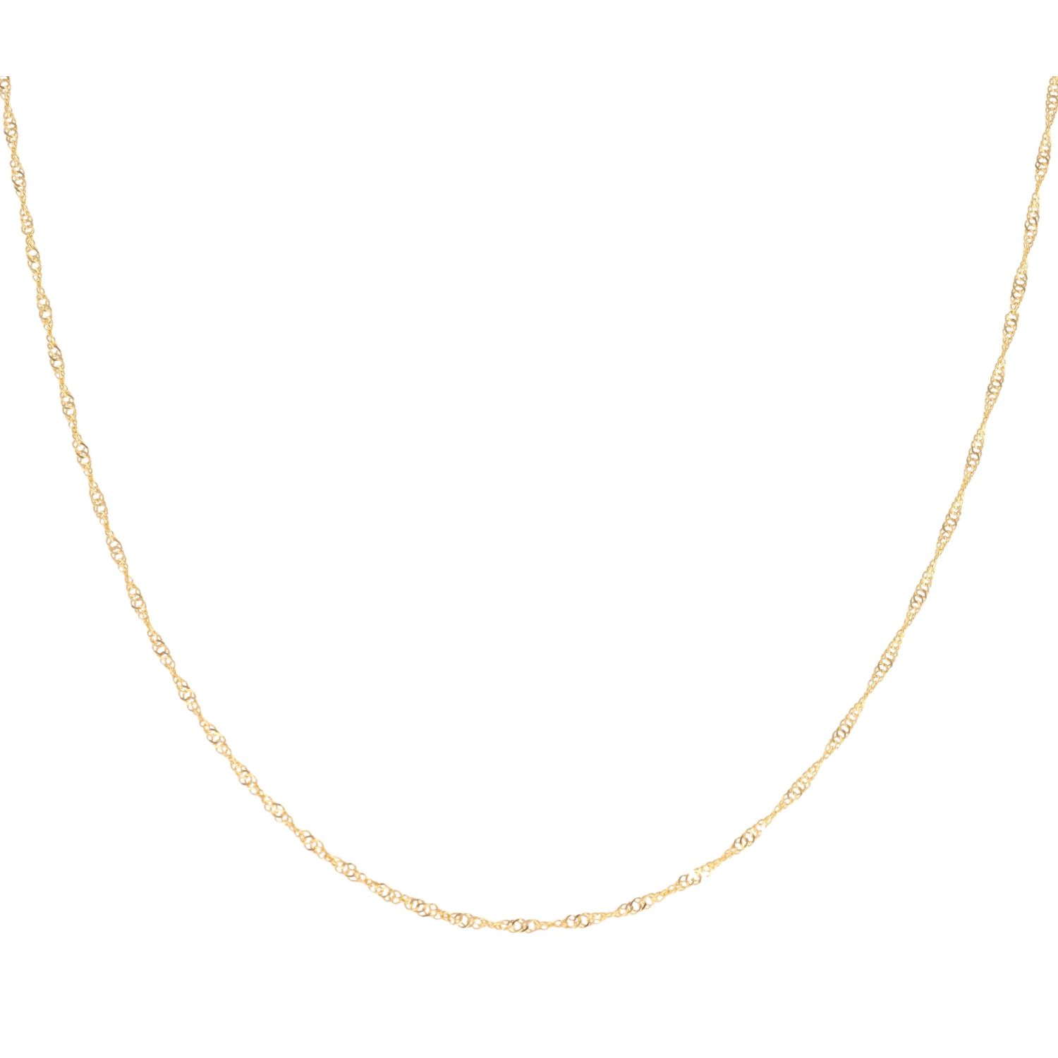 22ct Yellow Gold Ripple Chain 18" RAMS2450000106 | Ramsdens Jewellery