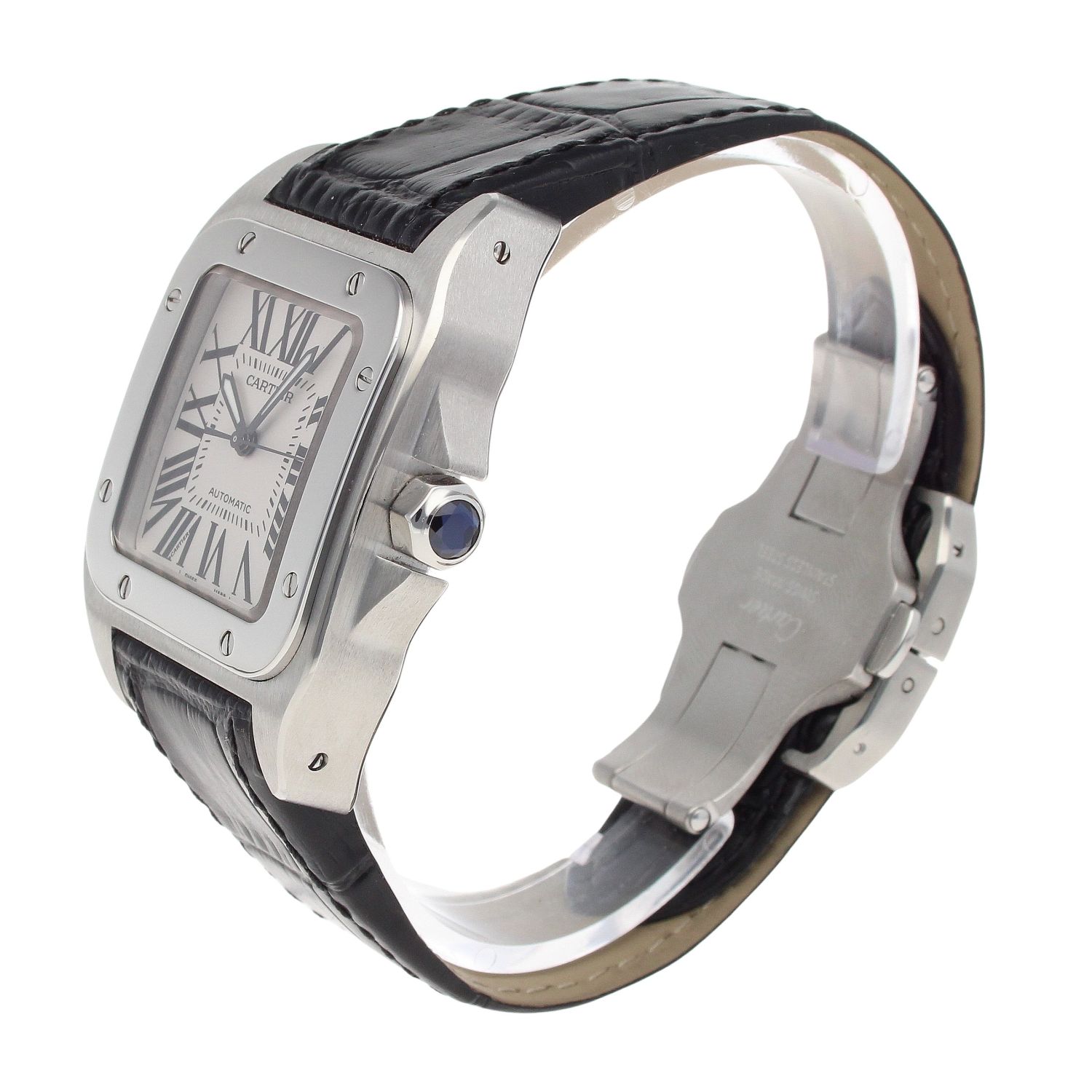 Cartier Santos 100 Pre Owned Watch Ref 2878 | Ramsdens Jewellery