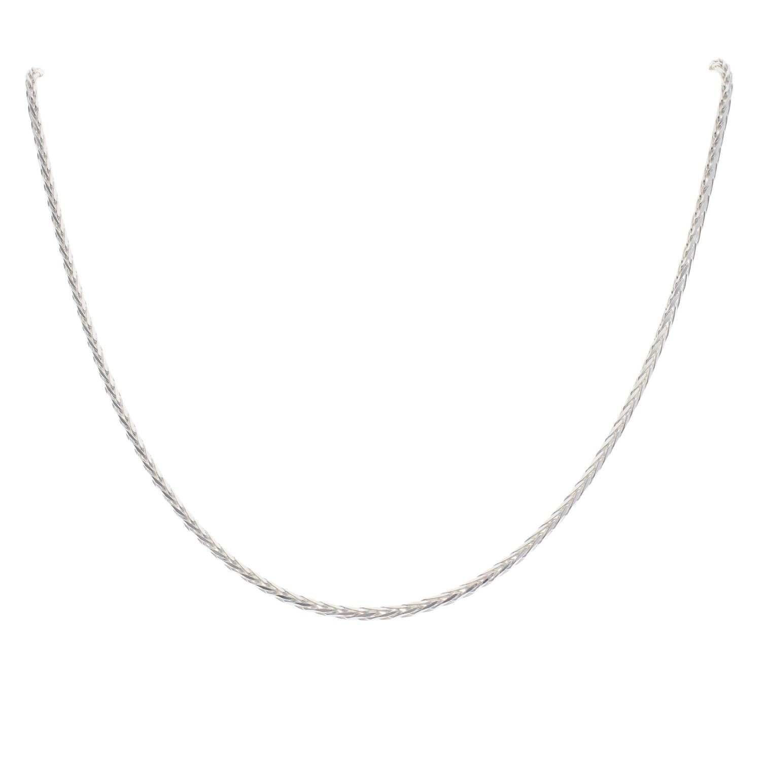 Silver Spiga Chain 20" by Icesia RAMS3370000103 | Ramsdens Jewellery