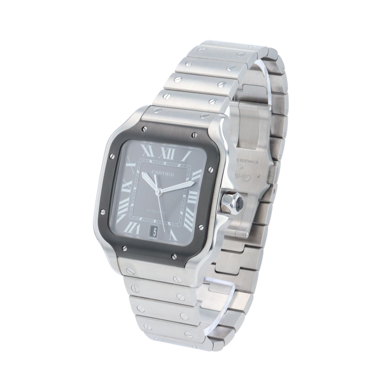 Cartier Santos Pre Owned Watch Ref 4072 | Ramsdens Jewellery