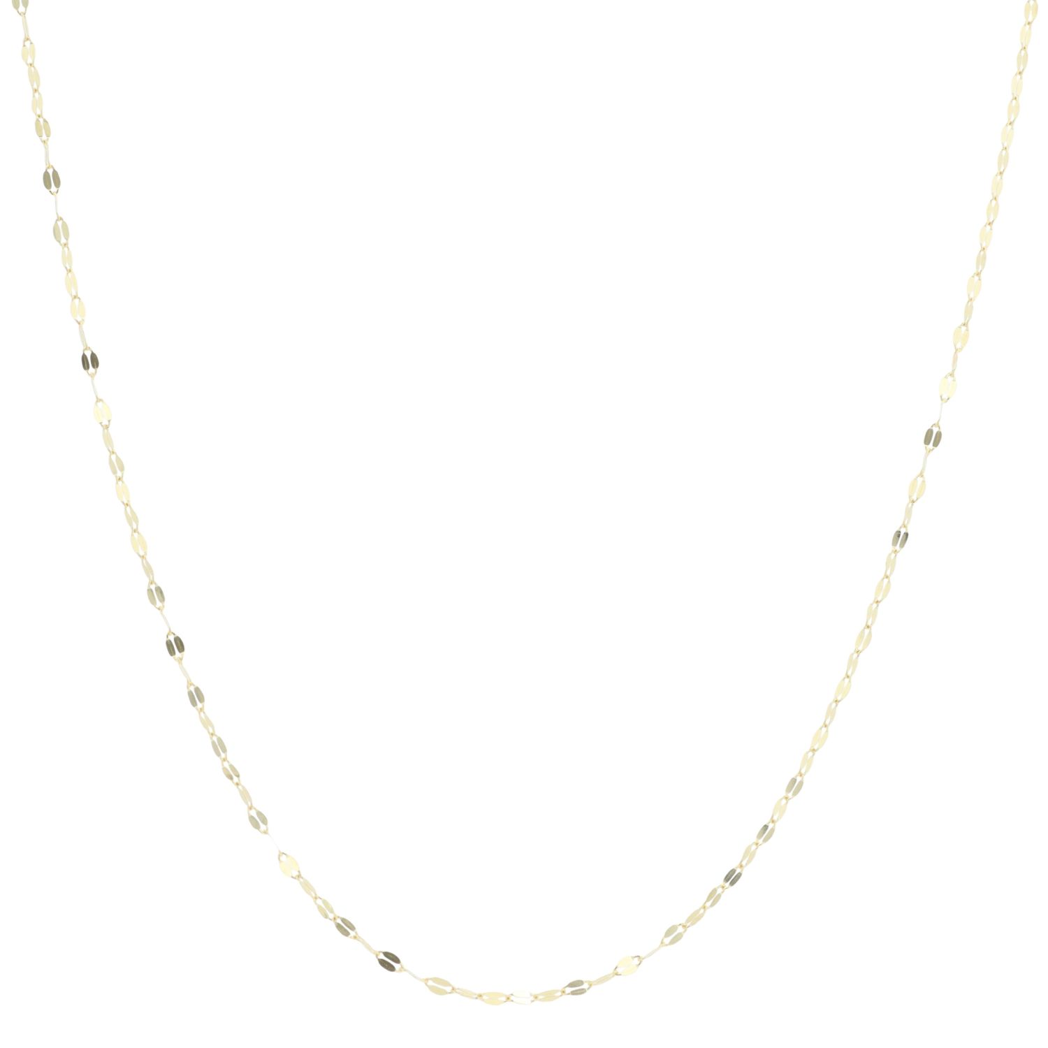 9ct Yellow Gold Sparkle Forzantina Chain 20" RAMS6290000020 | Ramsdens ...