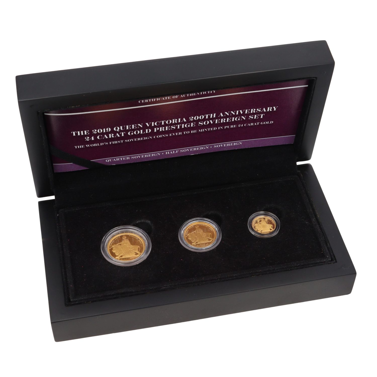 2019 Queen Victoria 200th Anniversary Prestige Sovereign Coin Set ...