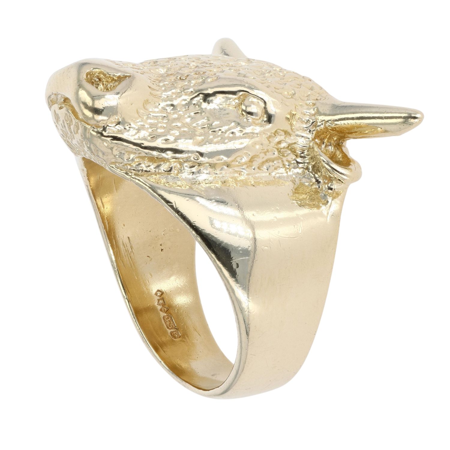 9ct Yellow Gold Bull Ring RAMS897323422003 | Ramsdens Jewellery
