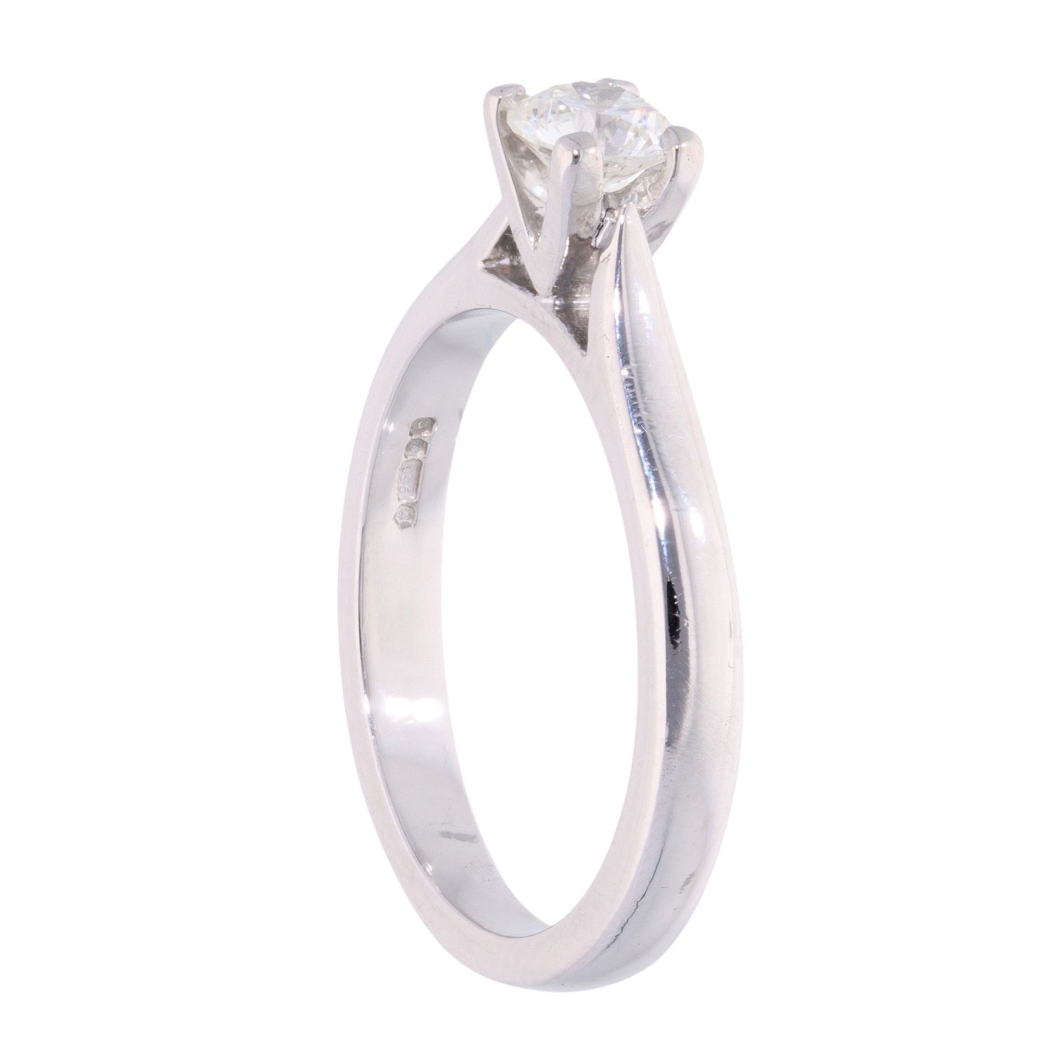 Platinum 0.40ct Diamond Solitaire Ring | Ramsdens Jewellery