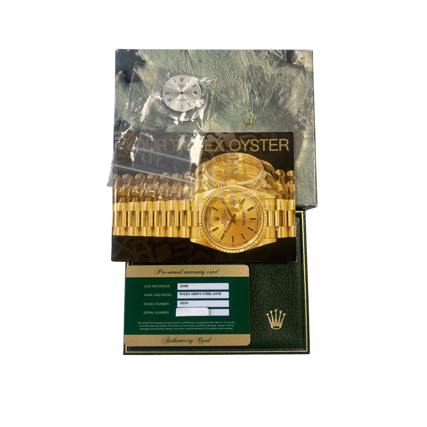 Rolex Custom Oyster Perpetual Date Pre Owned Watch Ref 15210 | Ramsdens ...