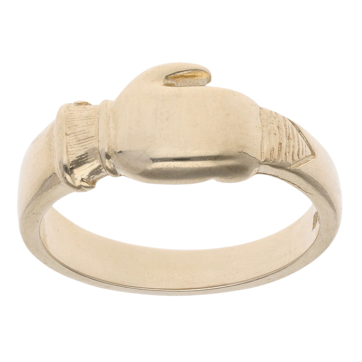 9ct Yellow Gold Boxing Glove Ring RAMS983342022001 | Ramsdens Jewellery