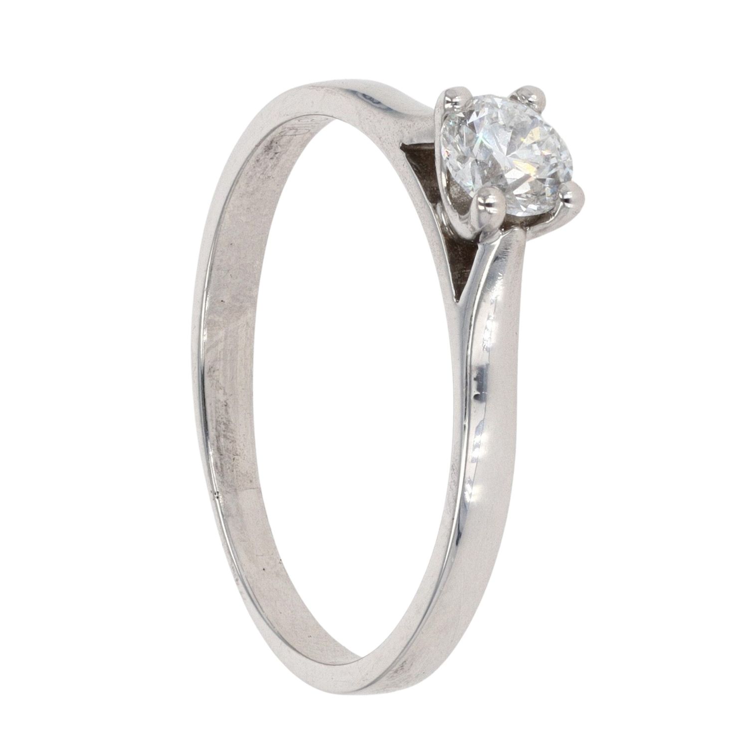Platinum 0.40ct Diamond Solitaire Ring RAMS743302342020 | Ramsdens ...