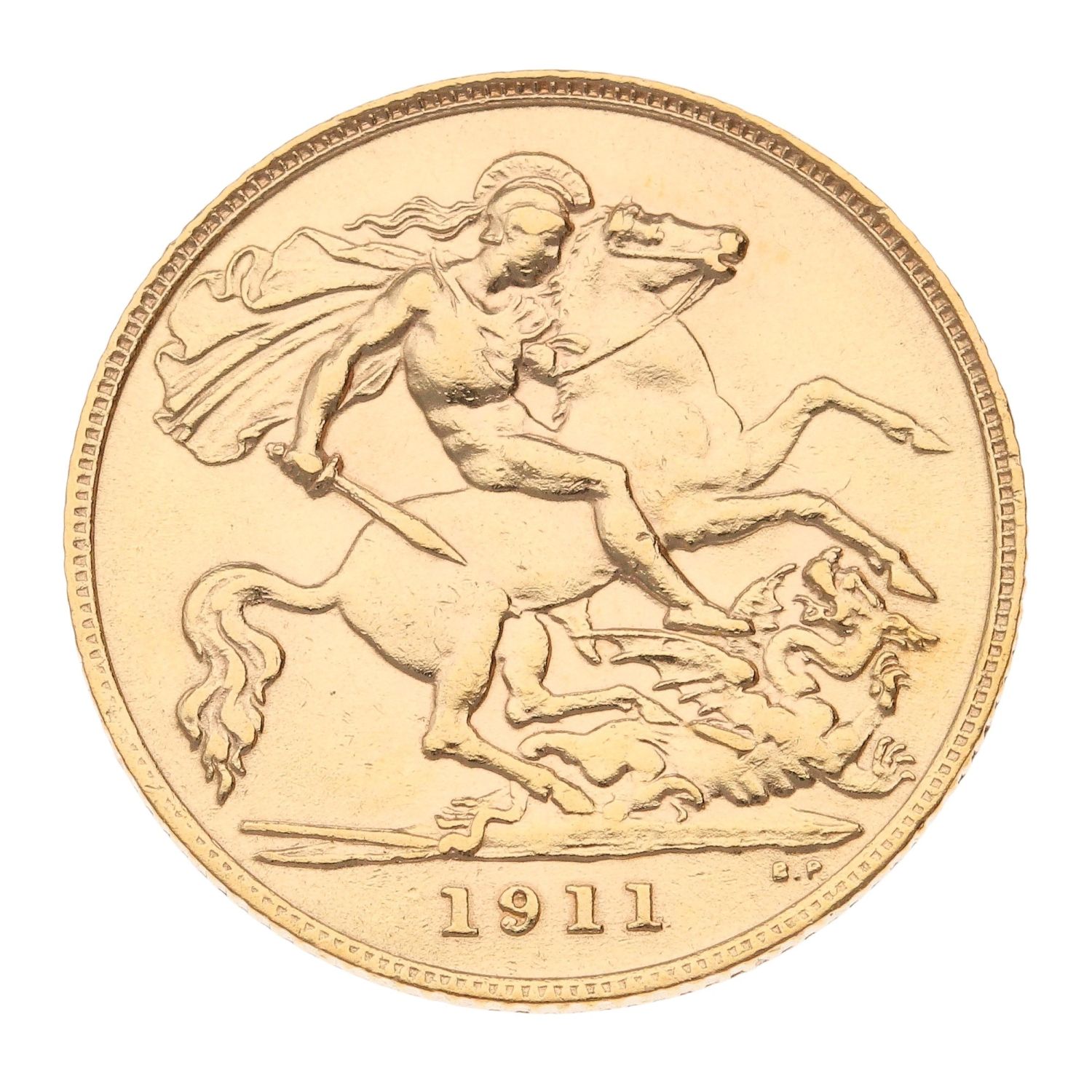 1911 George V Half Sovereign Coin RAMS964371155002 | Ramsdens Jewellery