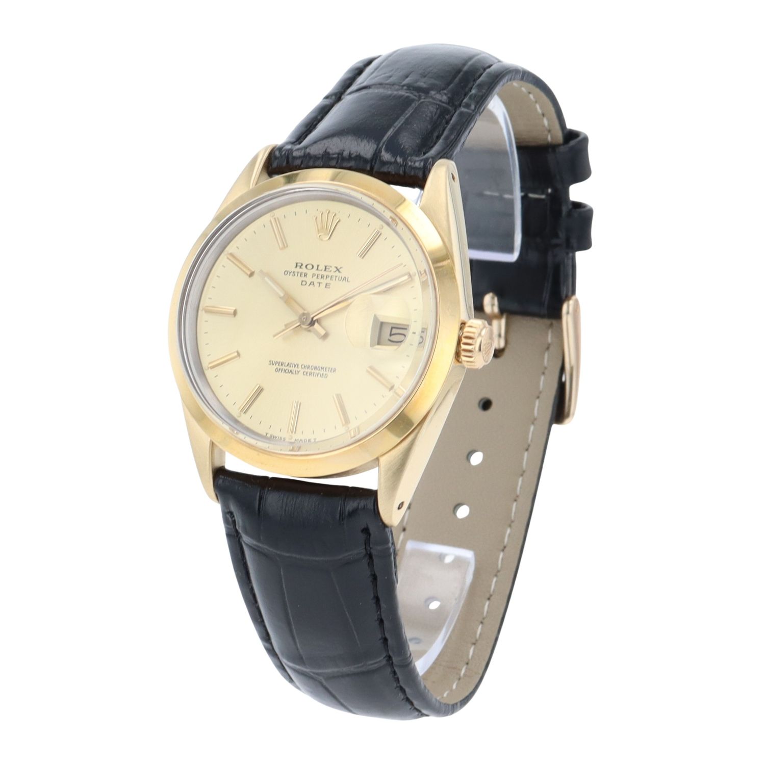 Rolex Oyster Perpetual Date Pre Owned Watch Ref 15505 | Ramsdens Jewellery