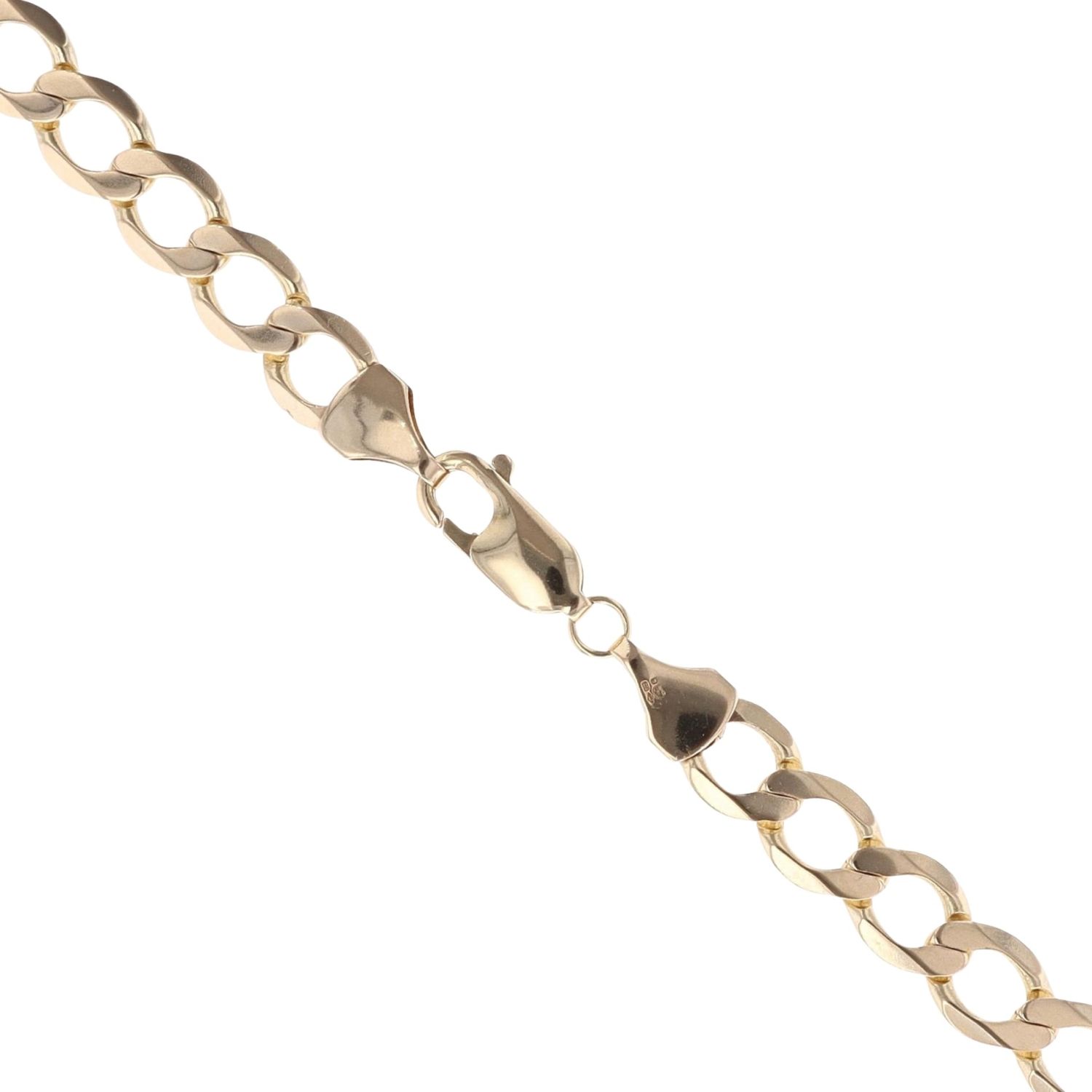 9ct Yellow Gold Curb Chain 20" RAMS161378360003 | Ramsdens Jewellery