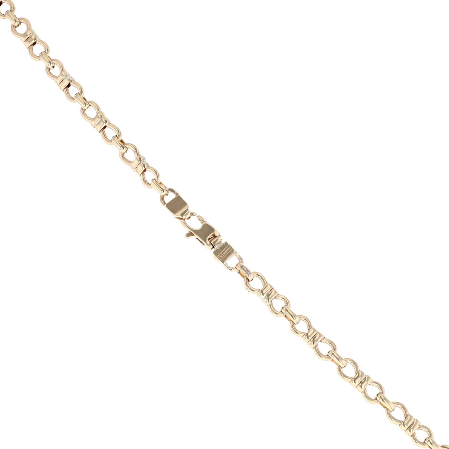 9ct Yellow Gold Fancy Bow Chain 20" RAMS760304362008 | Ramsdens Jewellery