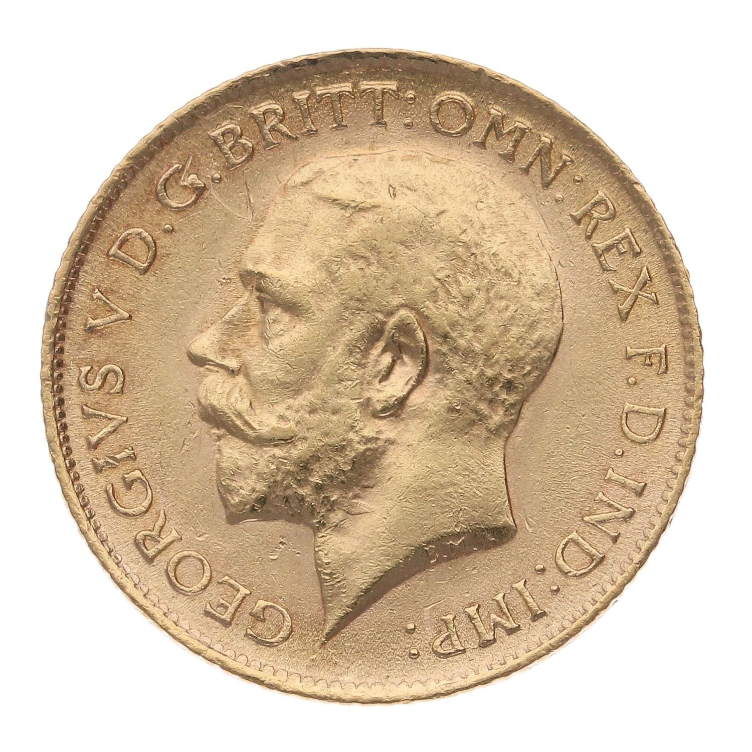 1914 George V Half Sovereign Coin RAMS146372635005 | Ramsdens Jewellery