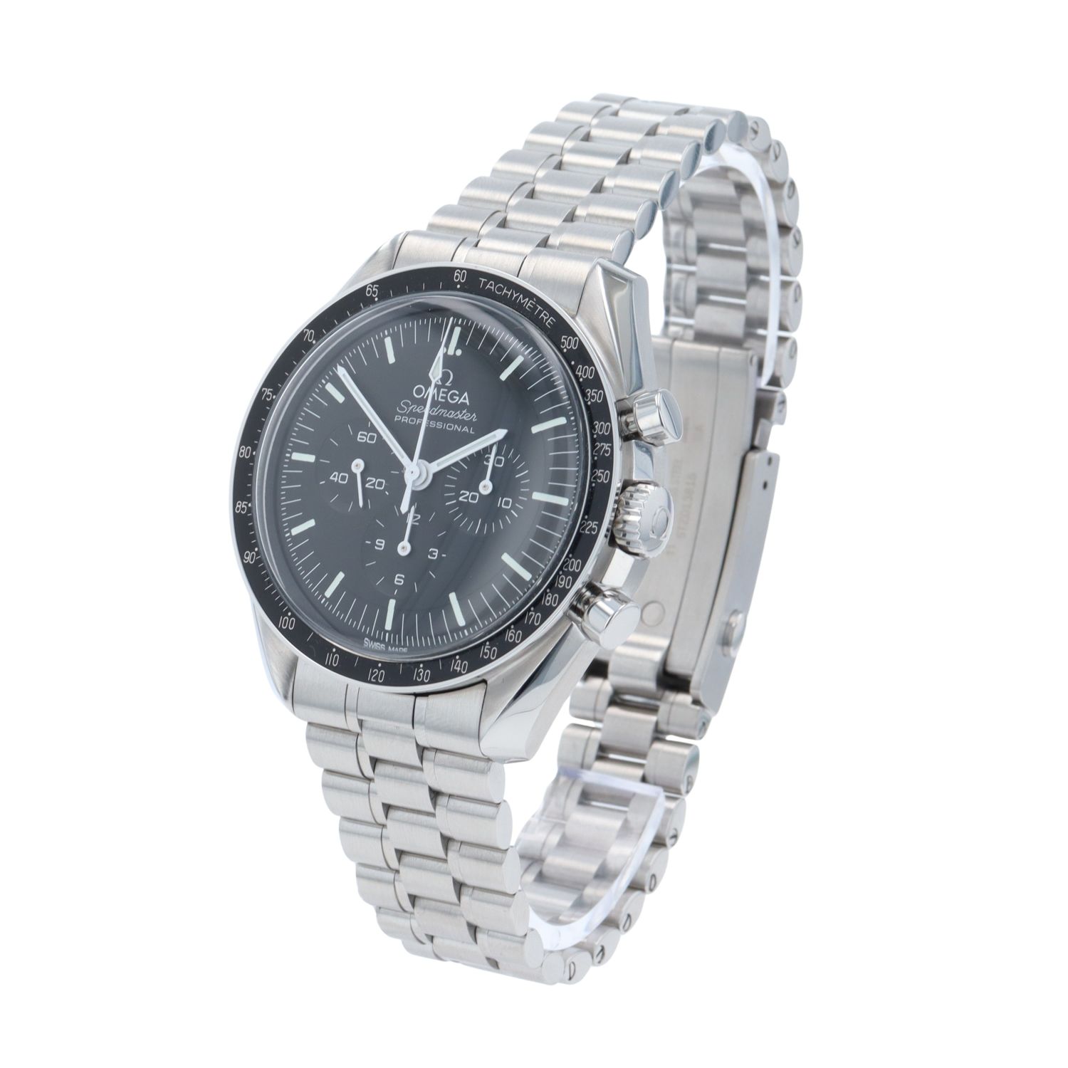 Omega Speedmaster Moonwatch Pre Owned Watch Ref 31030425001001 ...