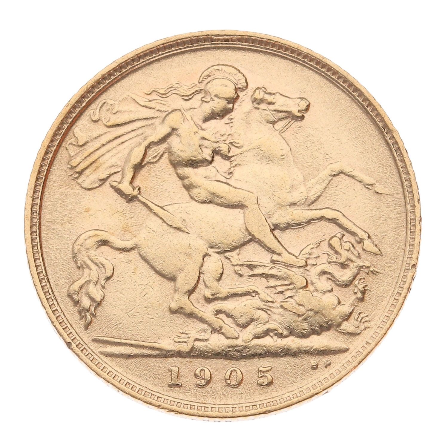 1905 Edward VII Half Sovereign Coin RAMS749370437012 | Ramsdens Jewellery