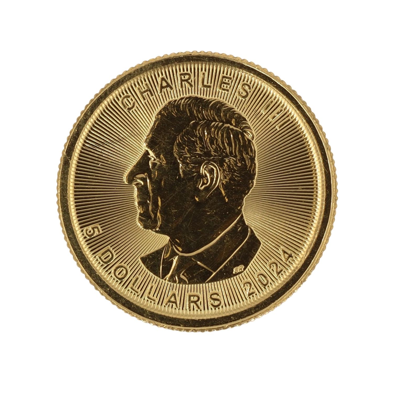 2024 1/10oz Canadian Maple Charles III Coin RAMS677379581003 | Ramsdens ...