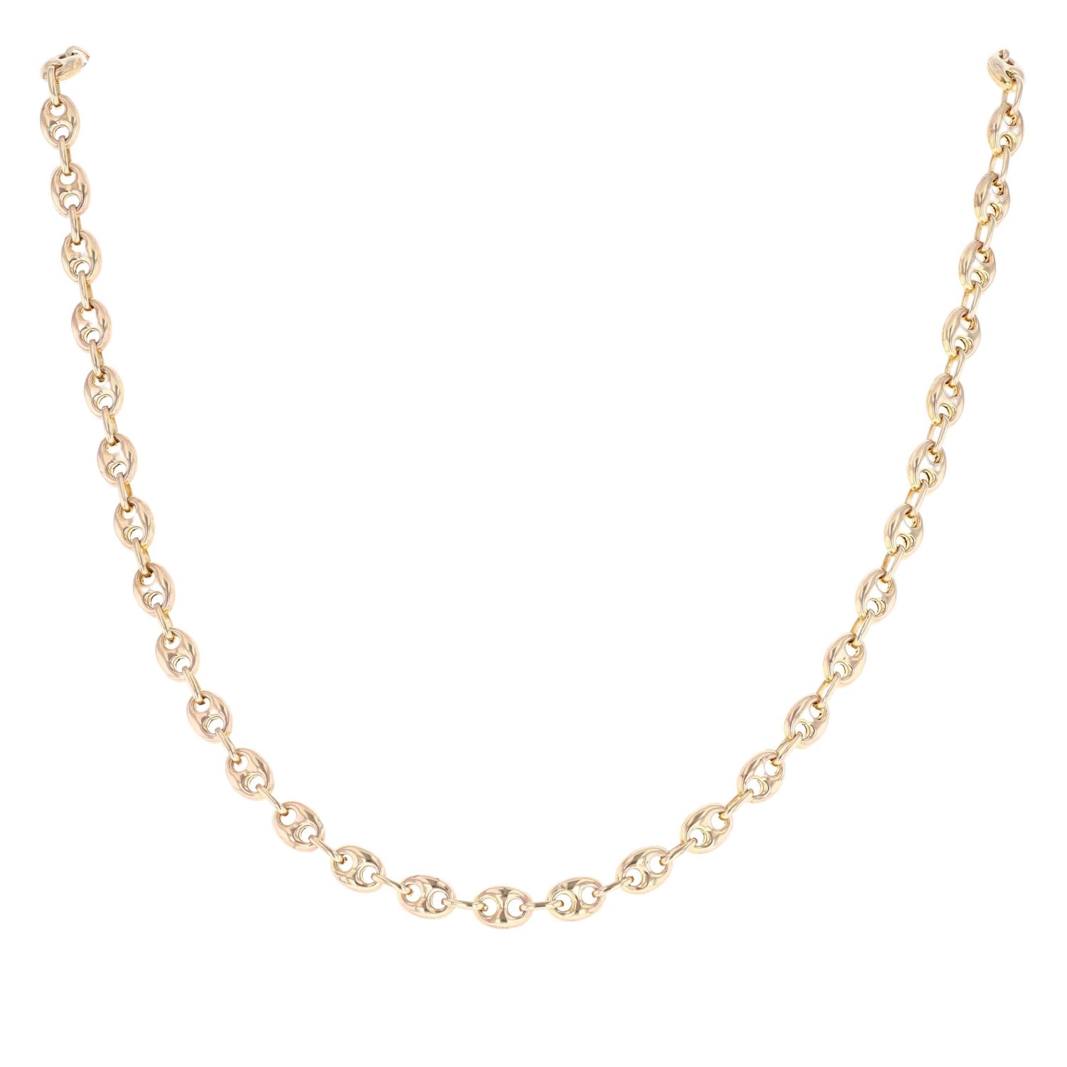 9ct Yellow Gold Button Chain 24" RAMS964315144001 | Ramsdens Jewellery