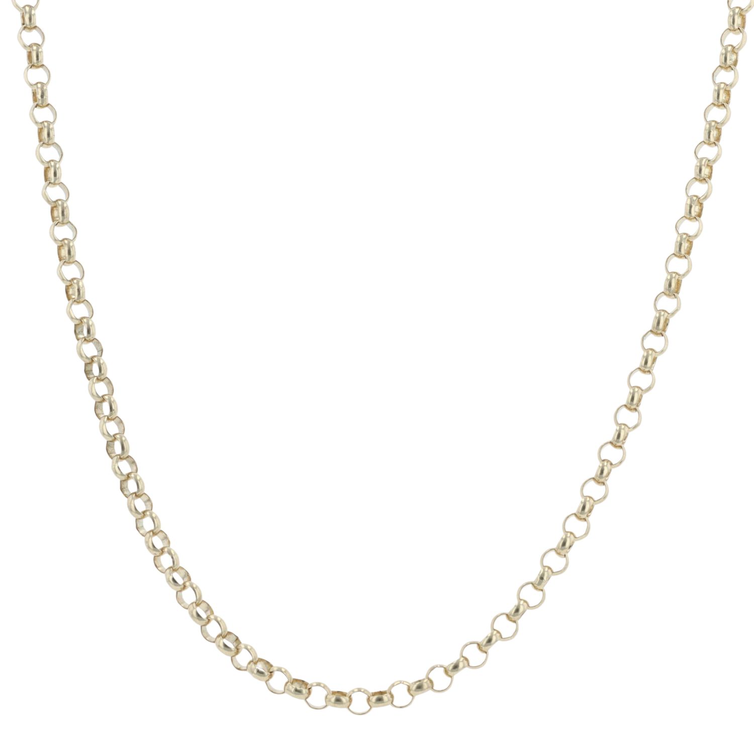 9ct Yellow Gold Belcher Chain 24" RAMS740351829001 | Ramsdens Jewellery
