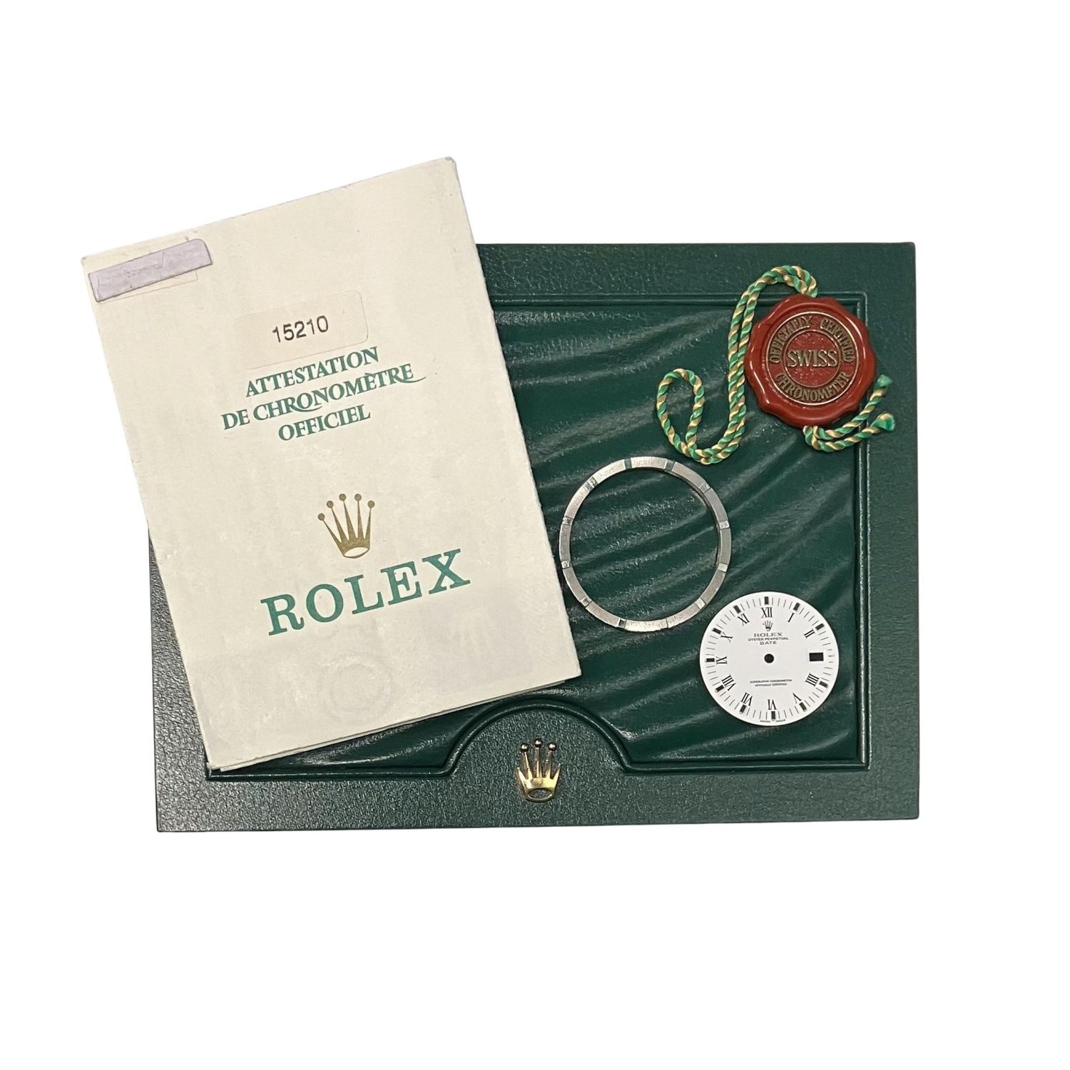 Rolex Custom Oyster Perpetual Date Pre Owned Watch Ref 15210 | Ramsdens ...