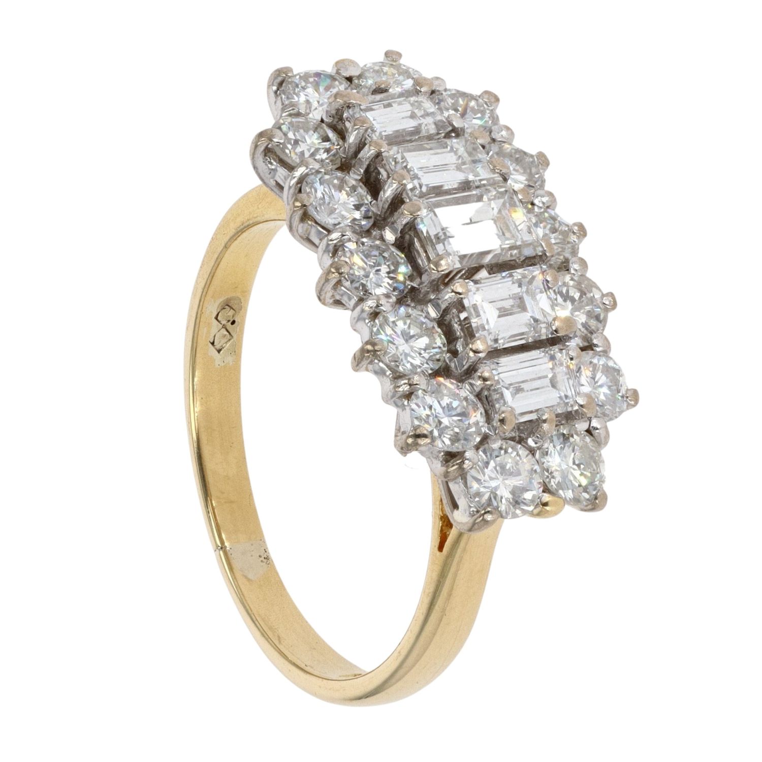 18ct Yellow Gold 1.50ct Diamond Fancy Ring | Ramsdens Jewellery