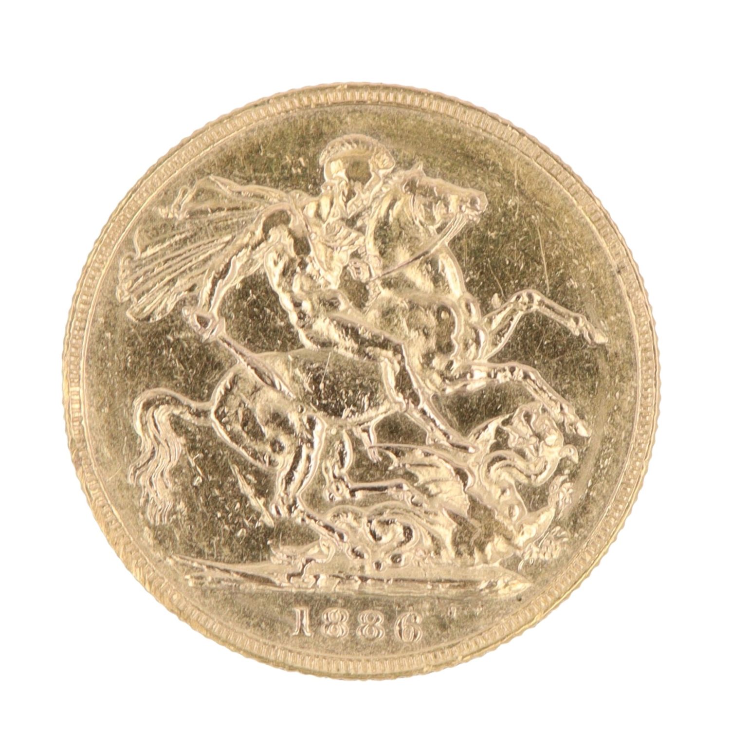 1886 Victoria Full Sovereign Coin RAMS964371026003 | Ramsdens Jewellery