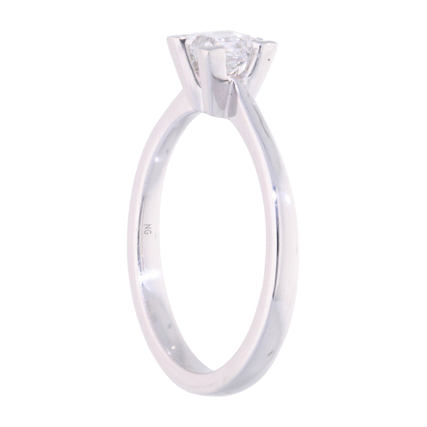 18ct White Gold 0.51ct Diamond Solitaire Ring | Ramsdens Jewellery