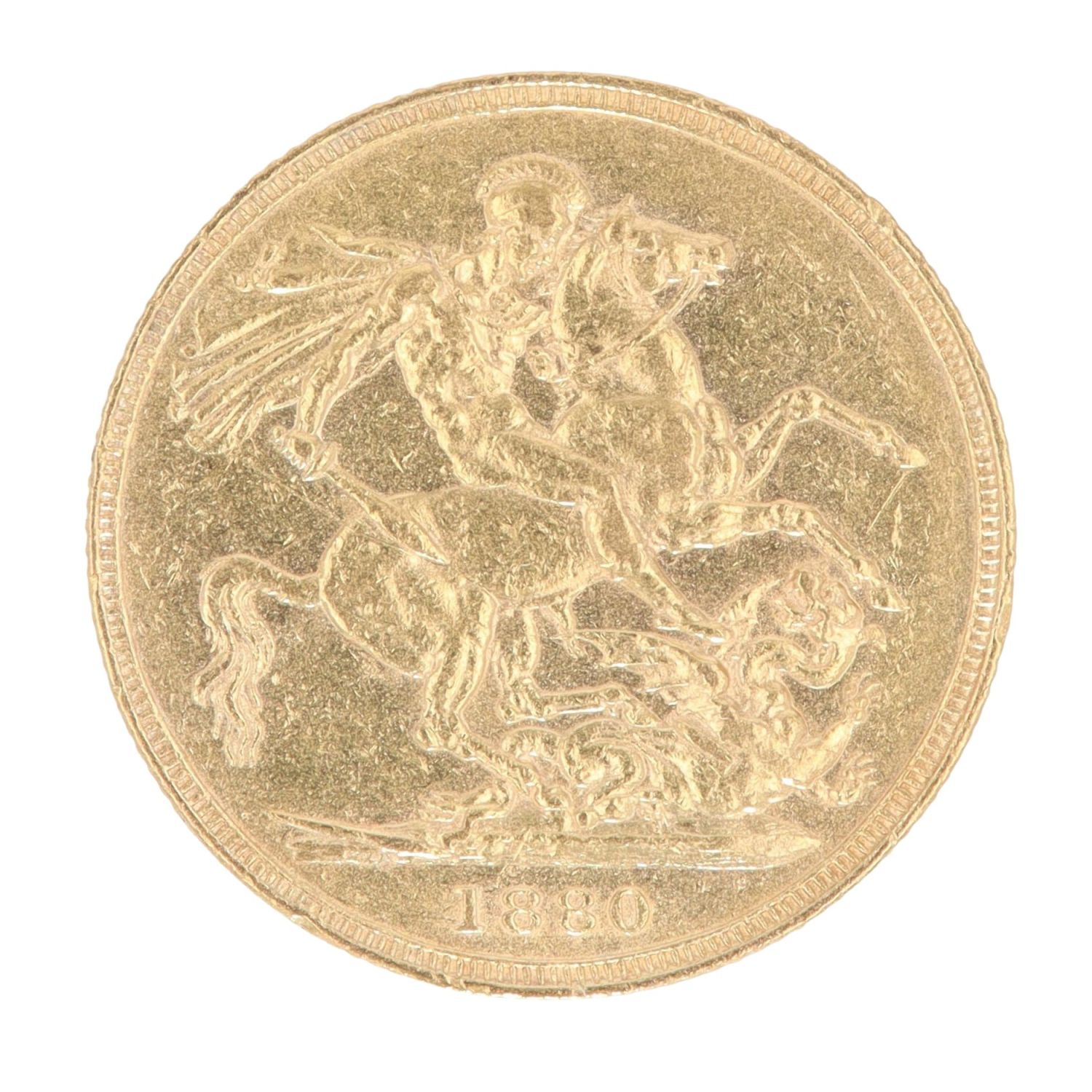 1880 Victoria Full Sovereign Coin RAMS660343485001 | Ramsdens Jewellery