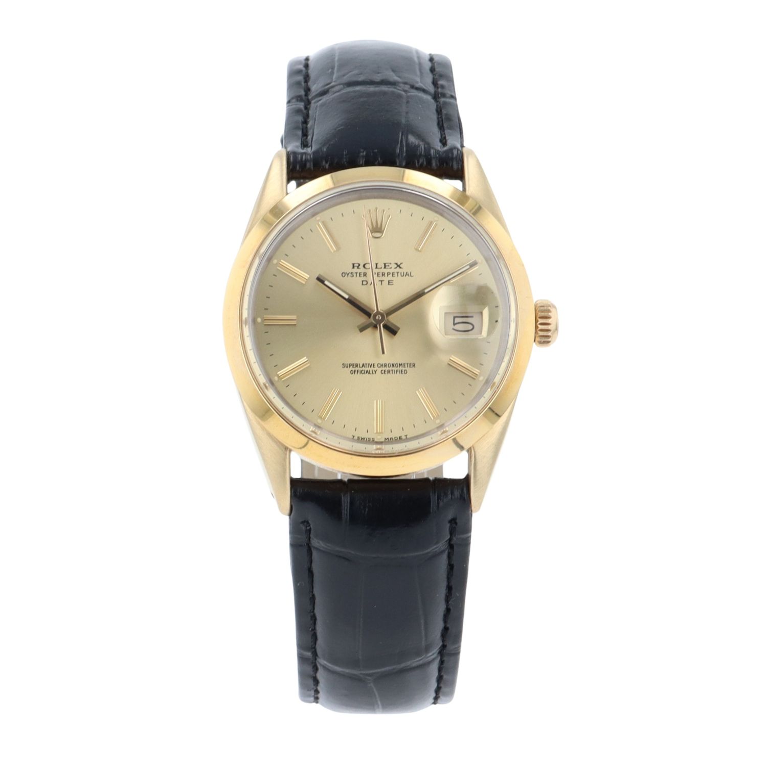 Rolex Oyster Perpetual Date Pre Owned Watch Ref 15505 | Ramsdens Jewellery