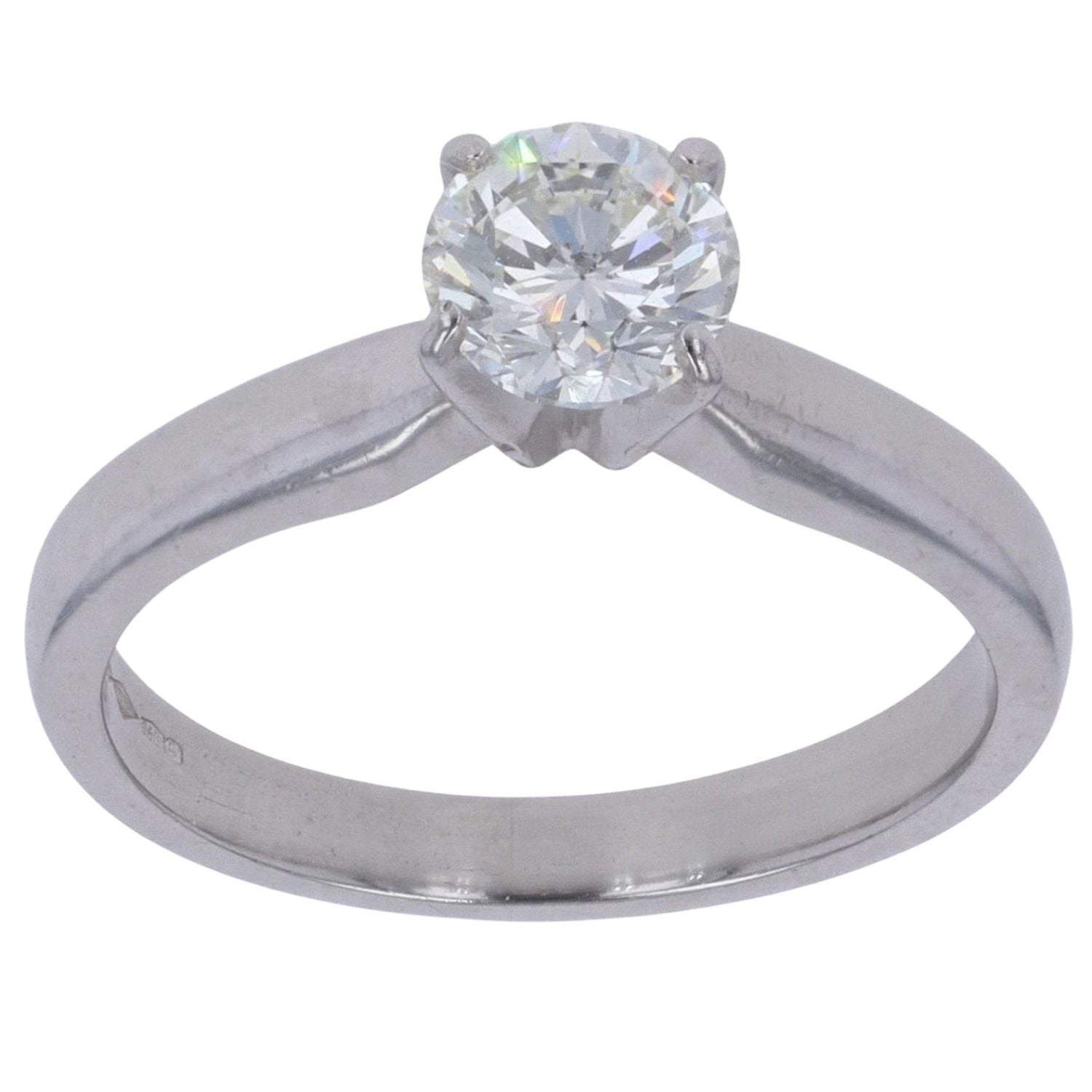 Platinum 0.75ct Diamond Solitaire Ring RAMS143369169016 | Ramsdens Jewellery