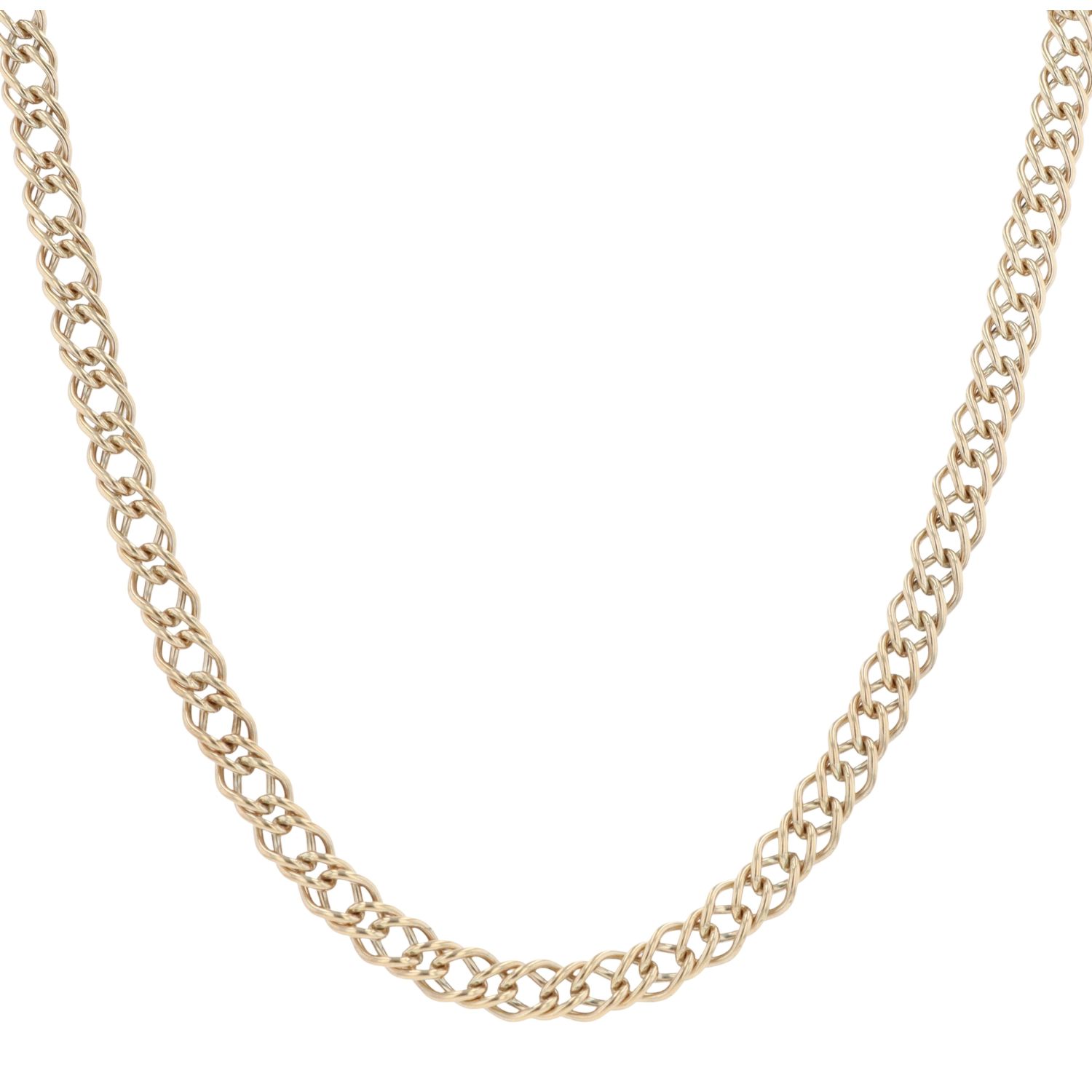 9ct Yellow Gold Double Curb Chain 20" RAMS946226269007 | Ramsdens Jewellery