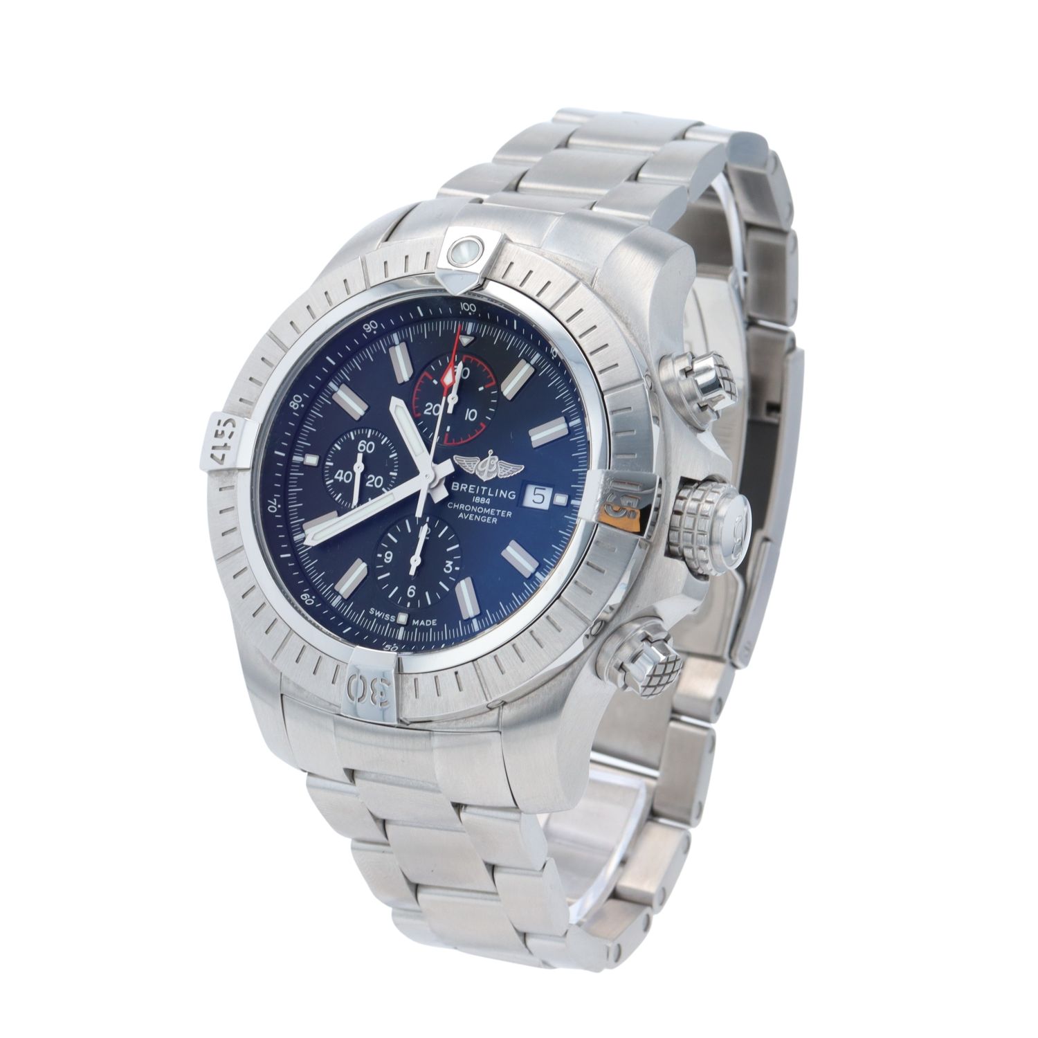 Breitling Super Avenger Pre Owned Watch Ref A13375 | Ramsdens Jewellery